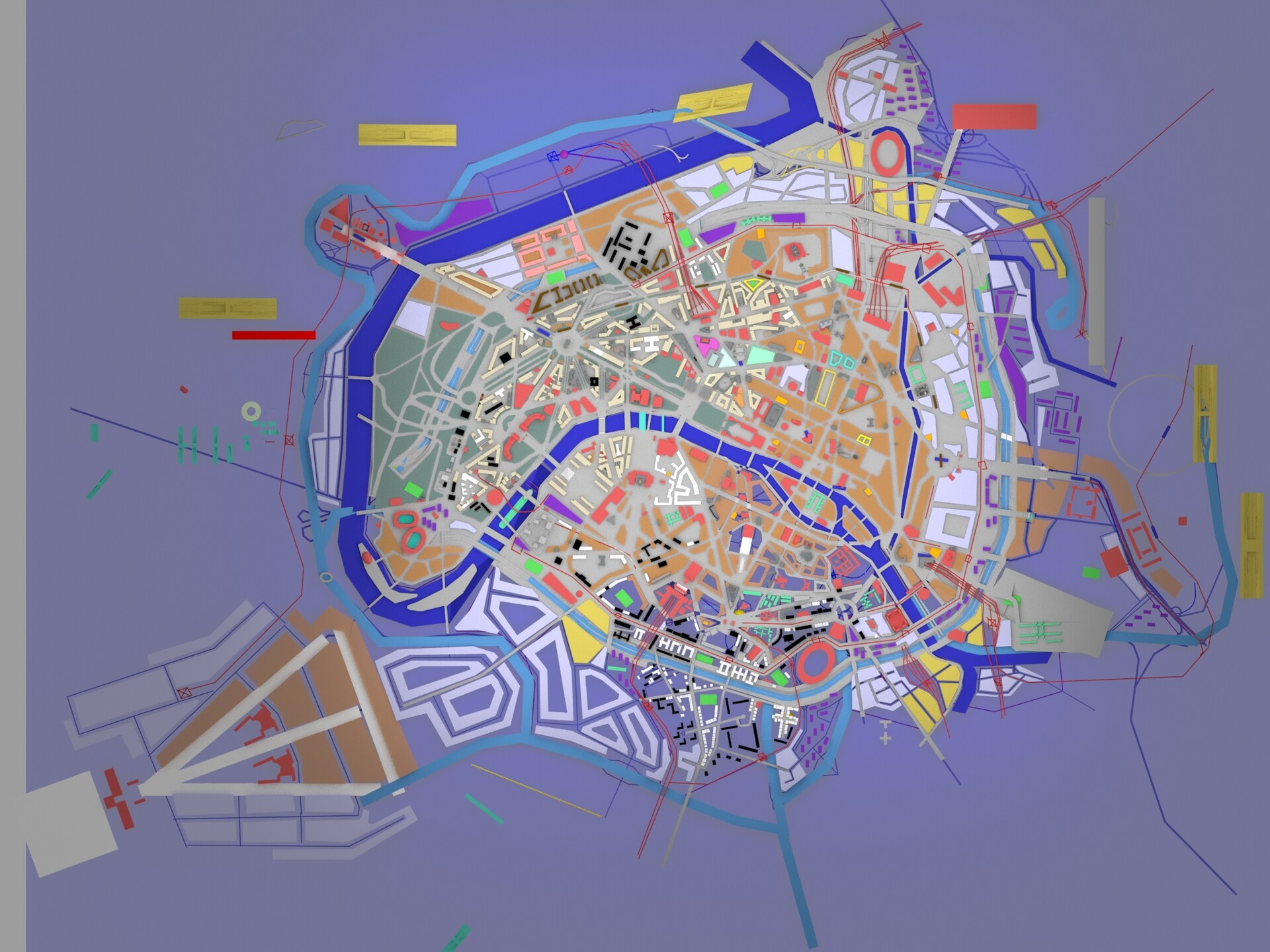 ArtStation - Paris City Model