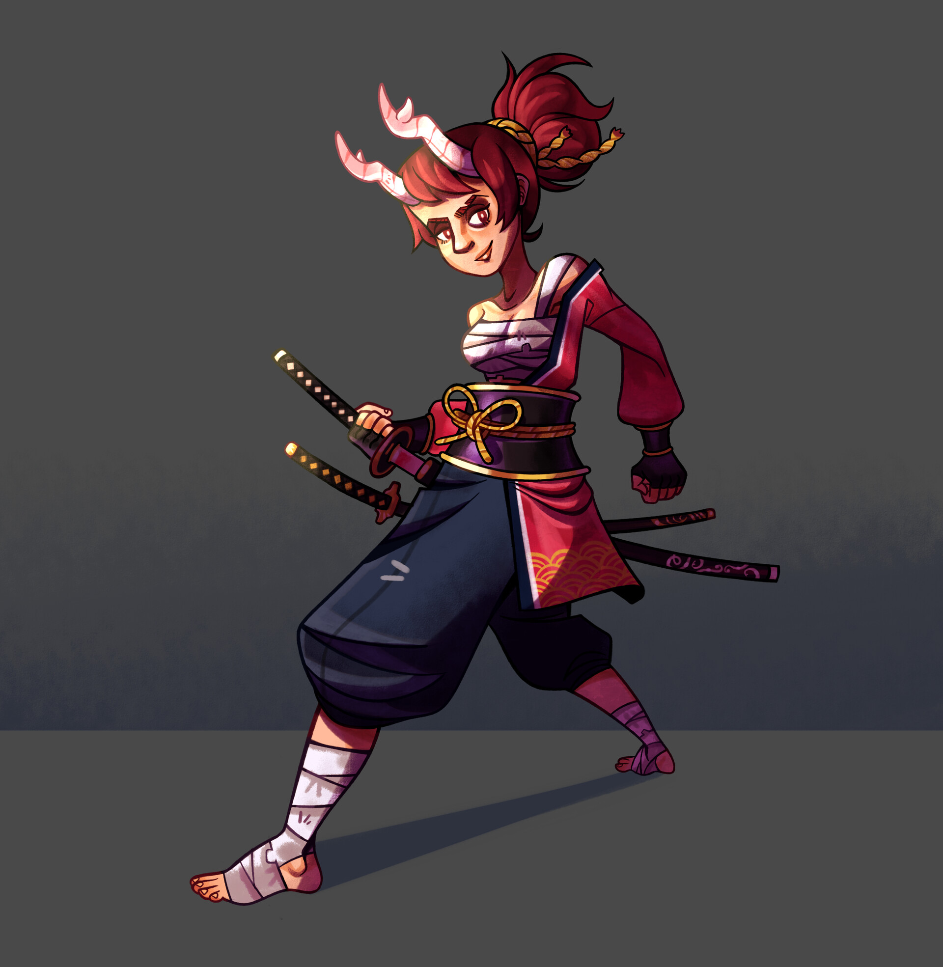ArtStation - "Samurai" - Character Design - Encomenda
