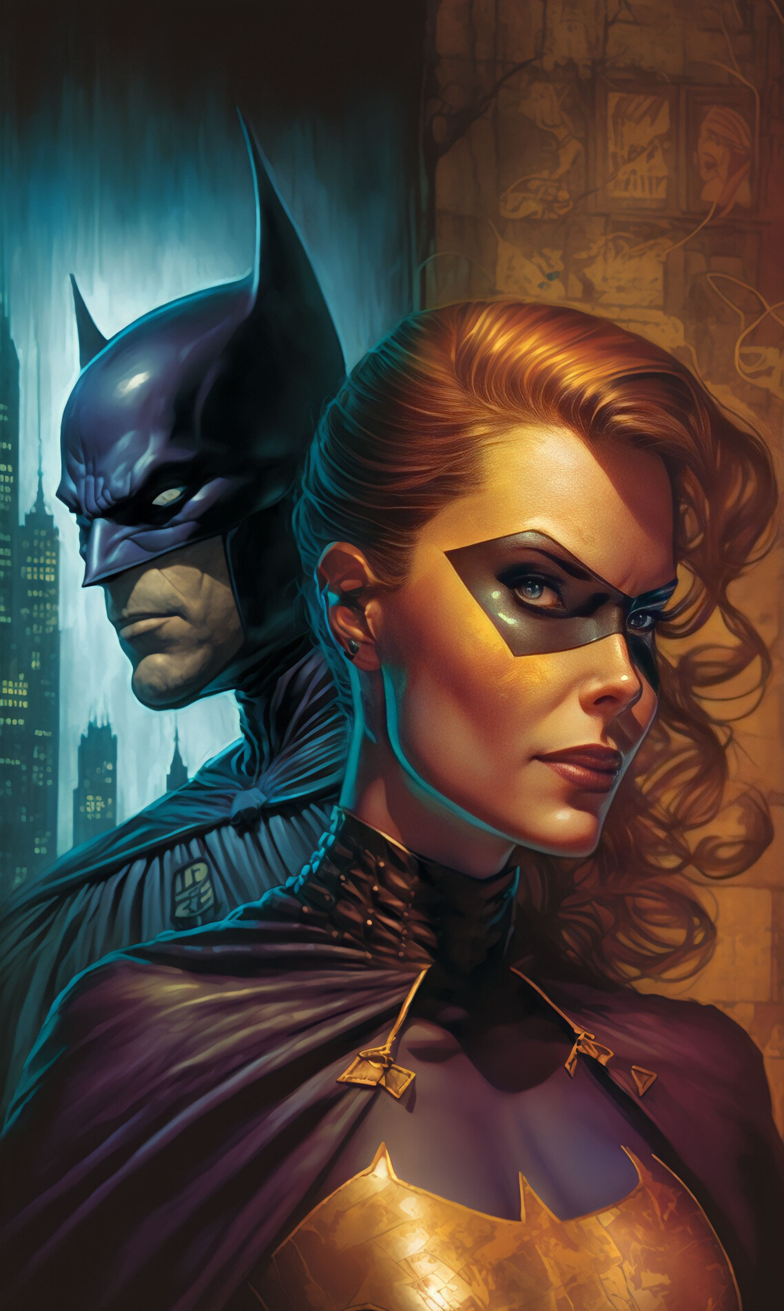 ArtStation - Batman and Batgirl