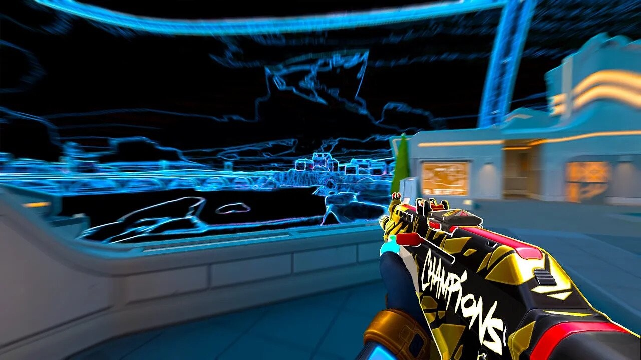 ArtStation - Retro Neon Valorant