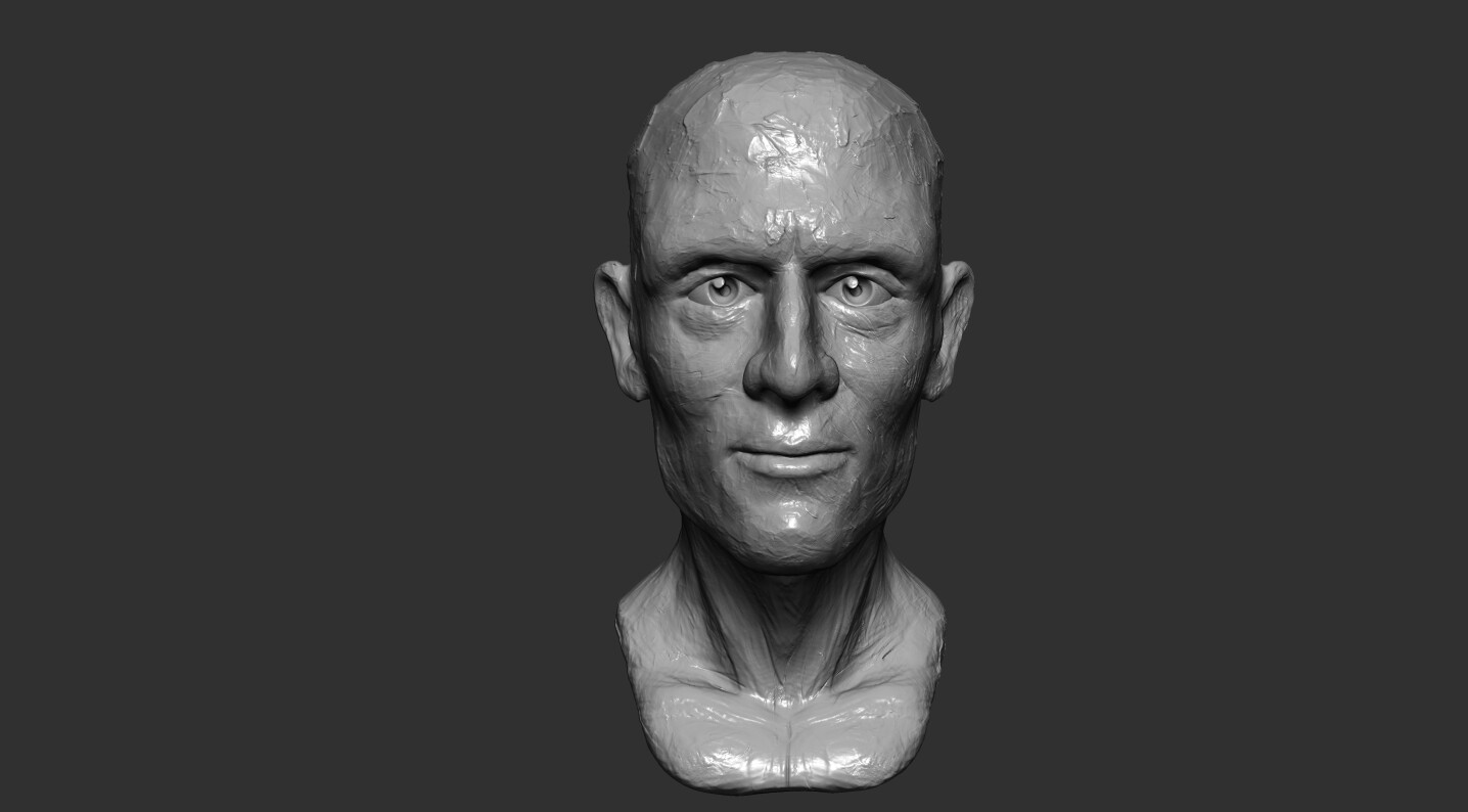 ArtStation - Clay Head Sculpture
