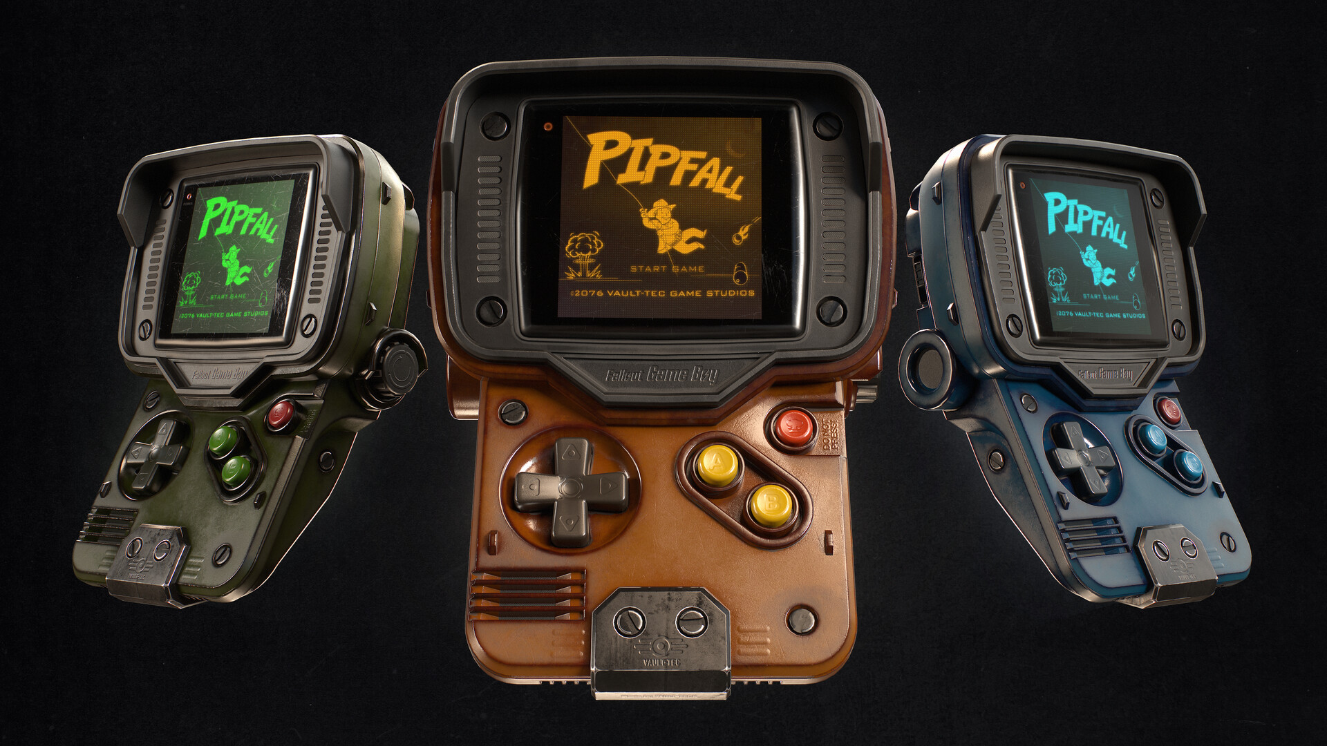 Oleg Ratiev - Game Boy in Fallout style