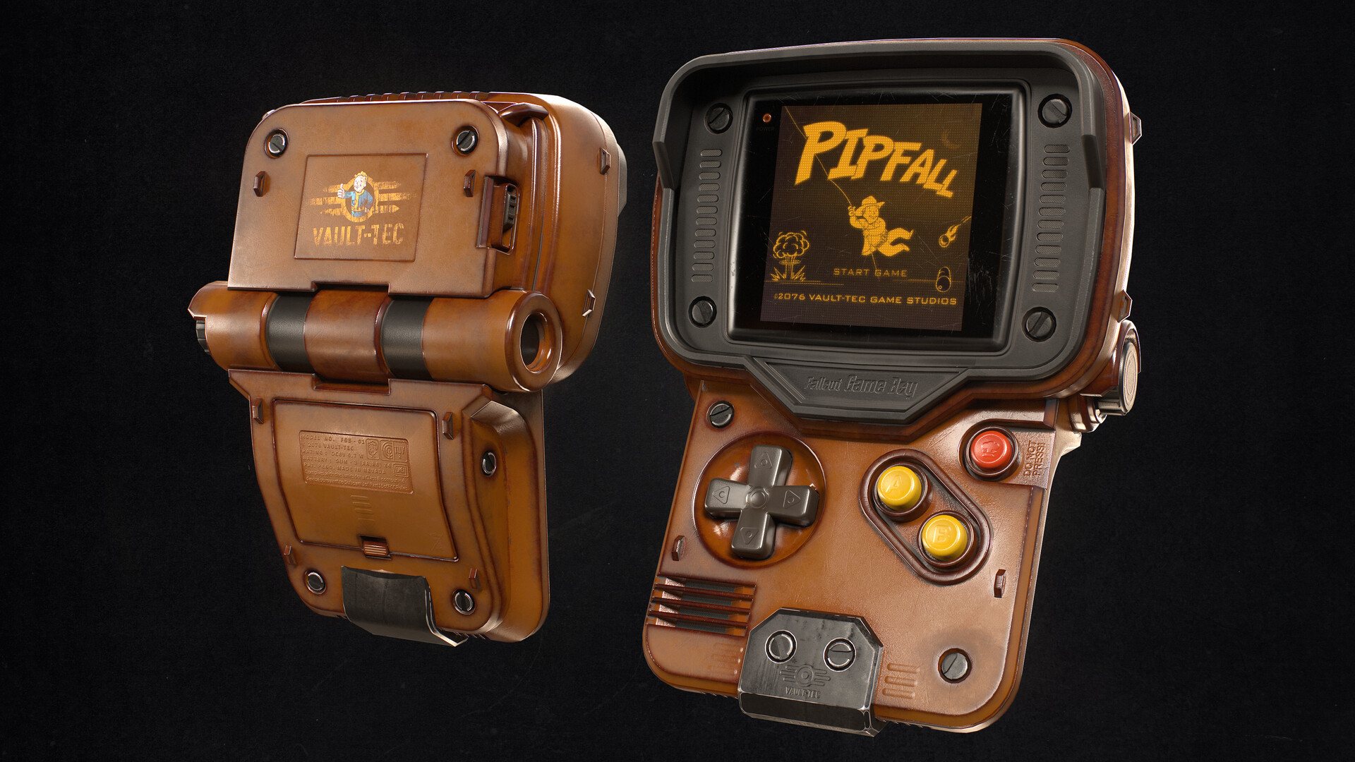 Oleg Ratiev - Game Boy in Fallout style