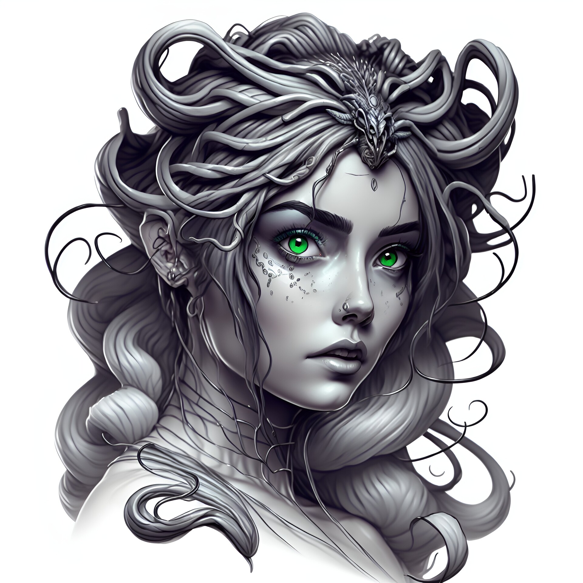 InterlinkedAI - Medussa: The Tangled Curl