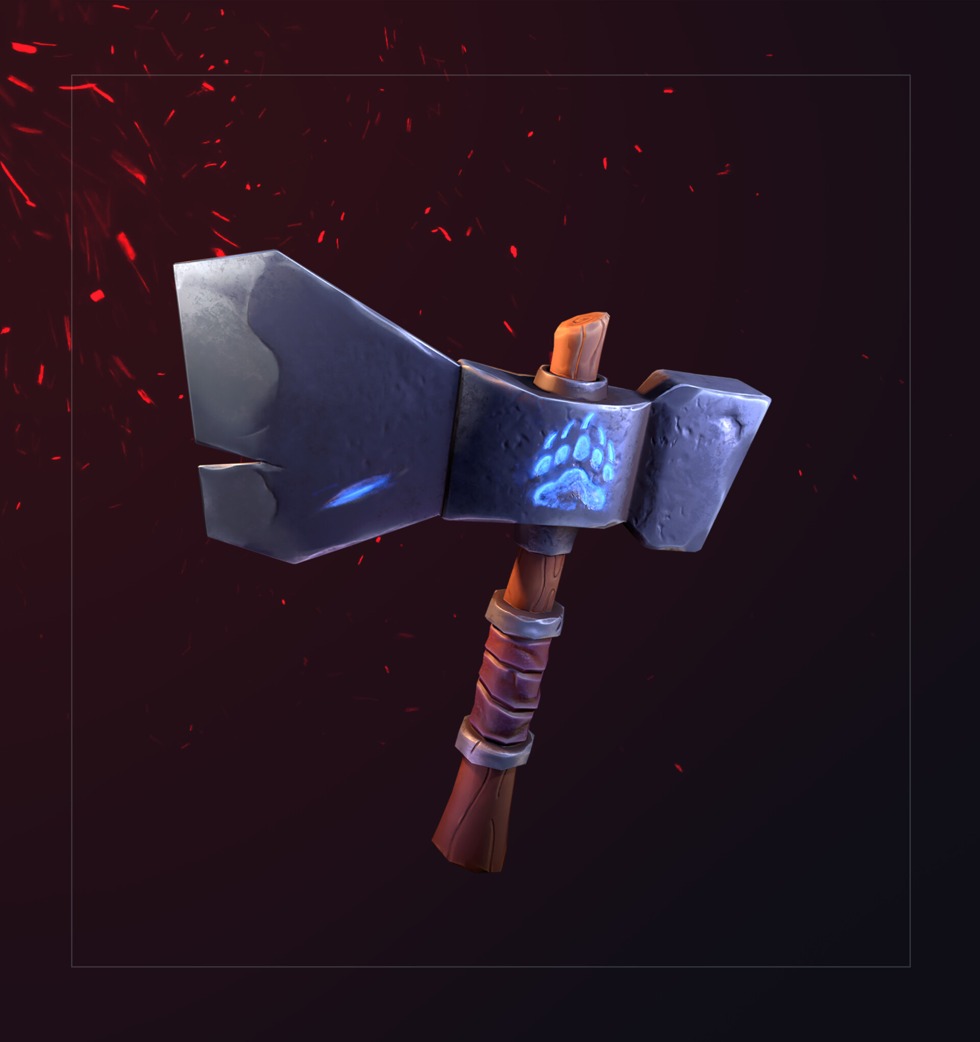 ArtStation - Axe 3d model