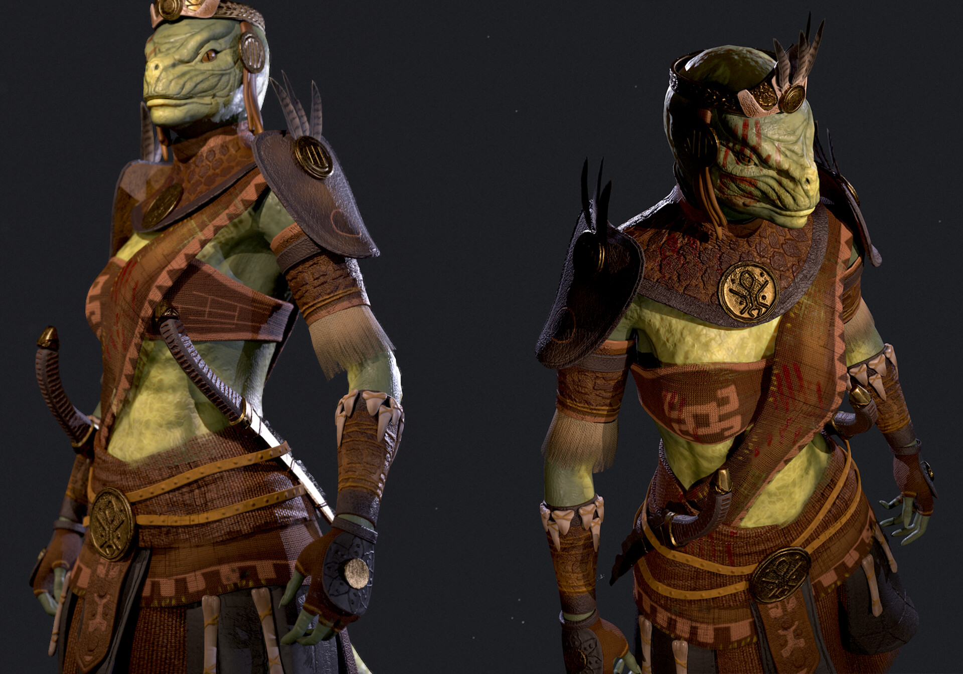 Elder Scrolls Online Argonian Medium Armor