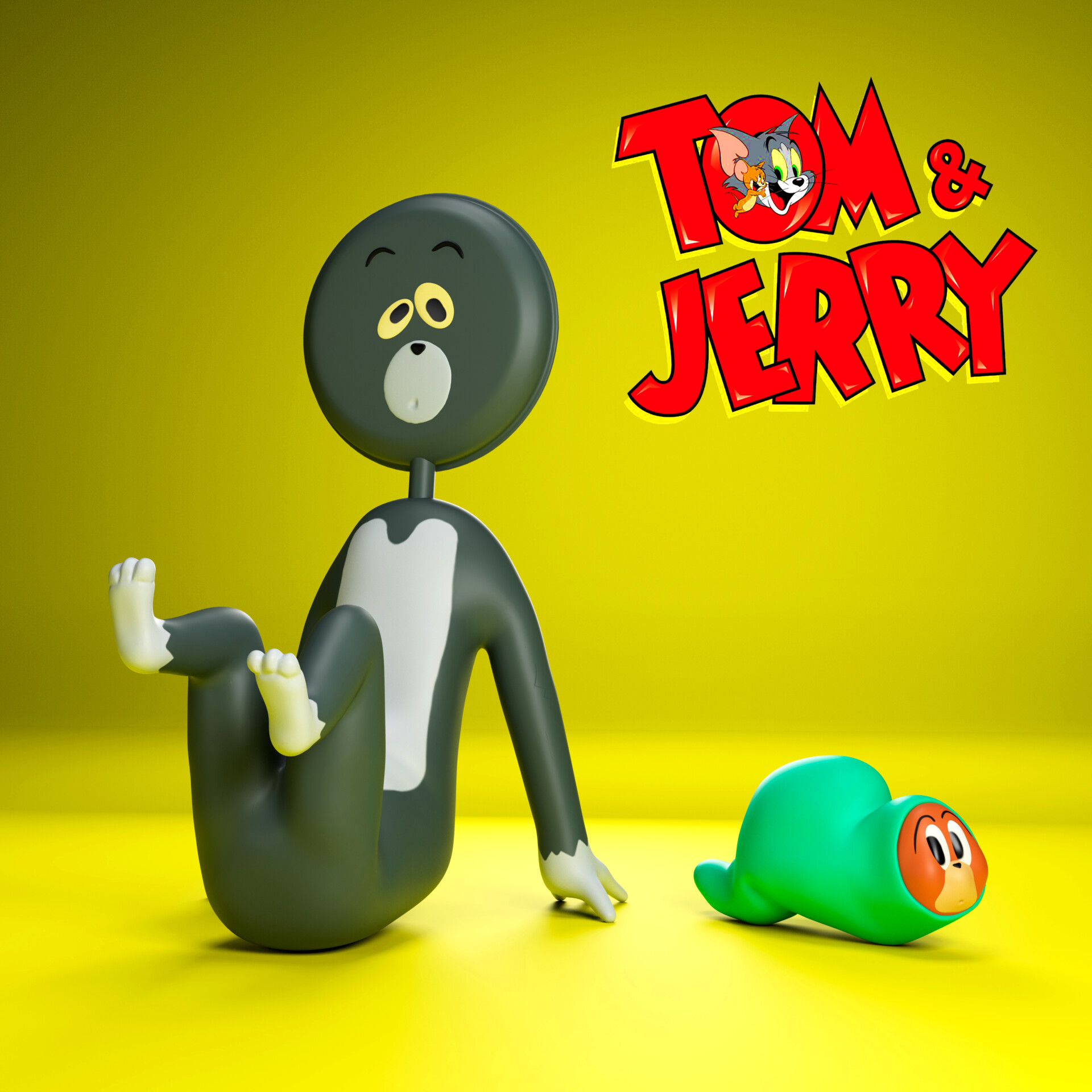 ArtStation - Tom And Jerry Figurines