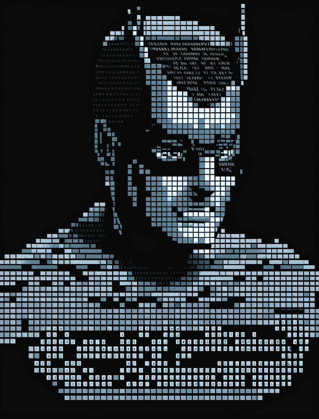 ArtStation - Day 175: The Ascii-Man