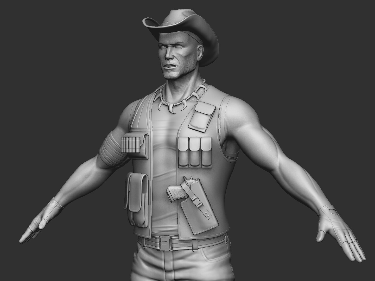 Andrew Locko - Jurassic Park arcade game - male InGen worker