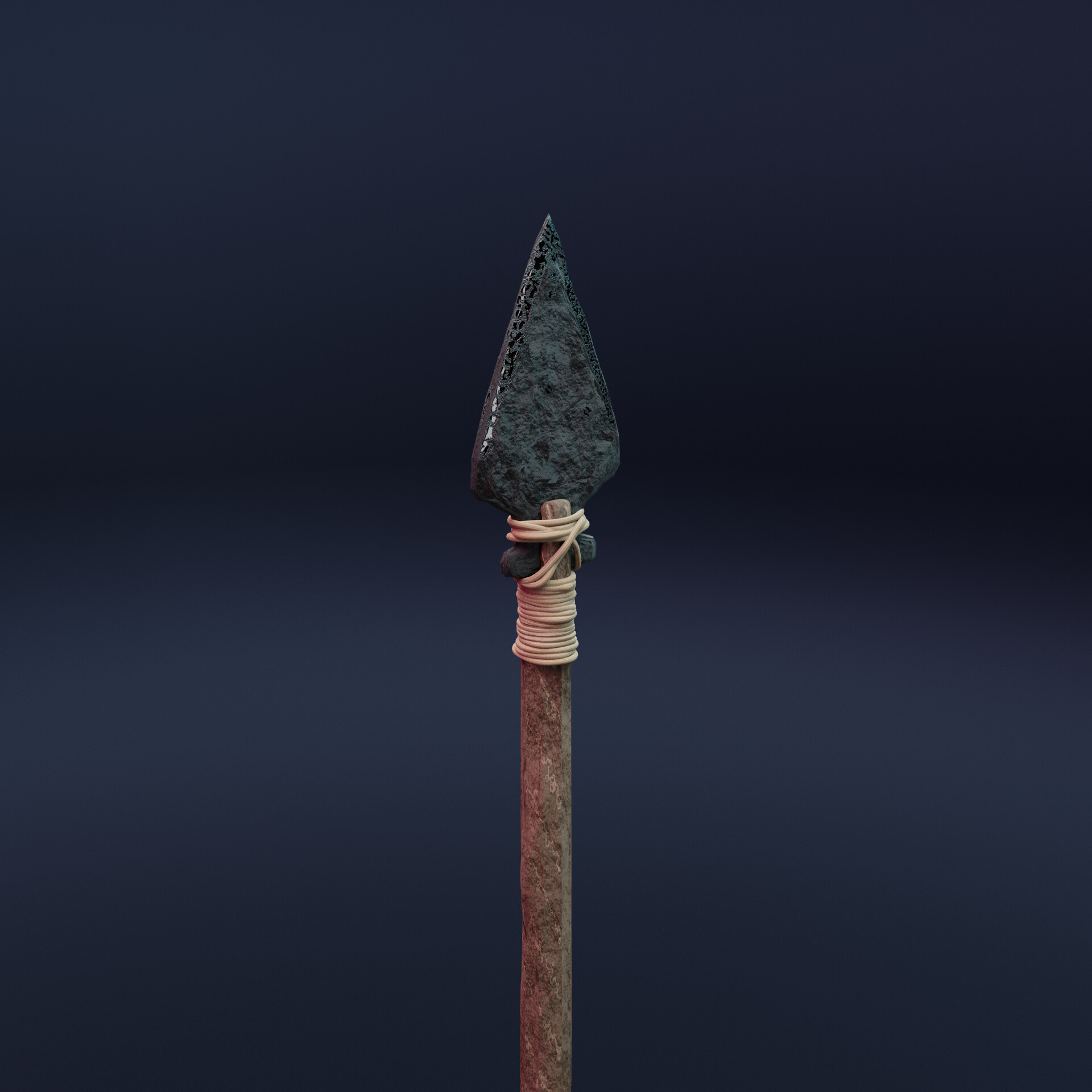 ArtStation - Stone Spear (Game Ready Model)