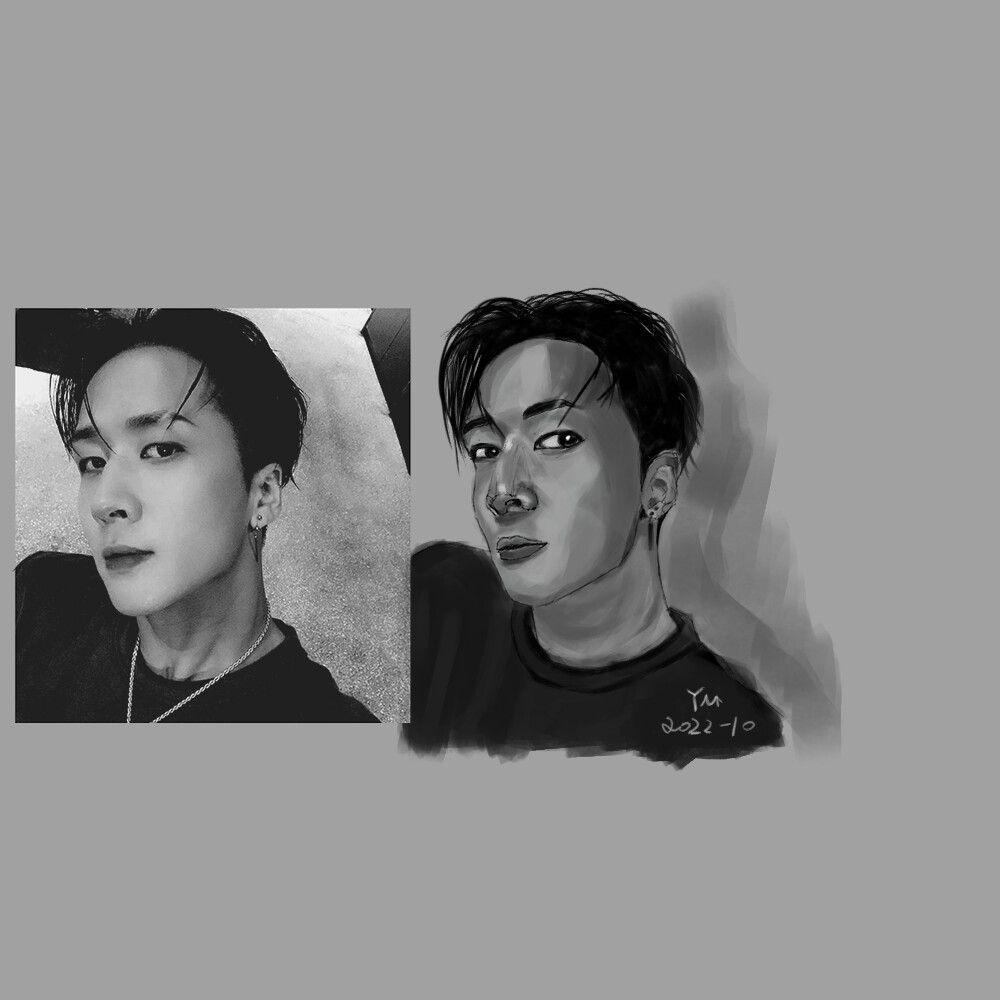 ArtStation - portrait drawing- ravi