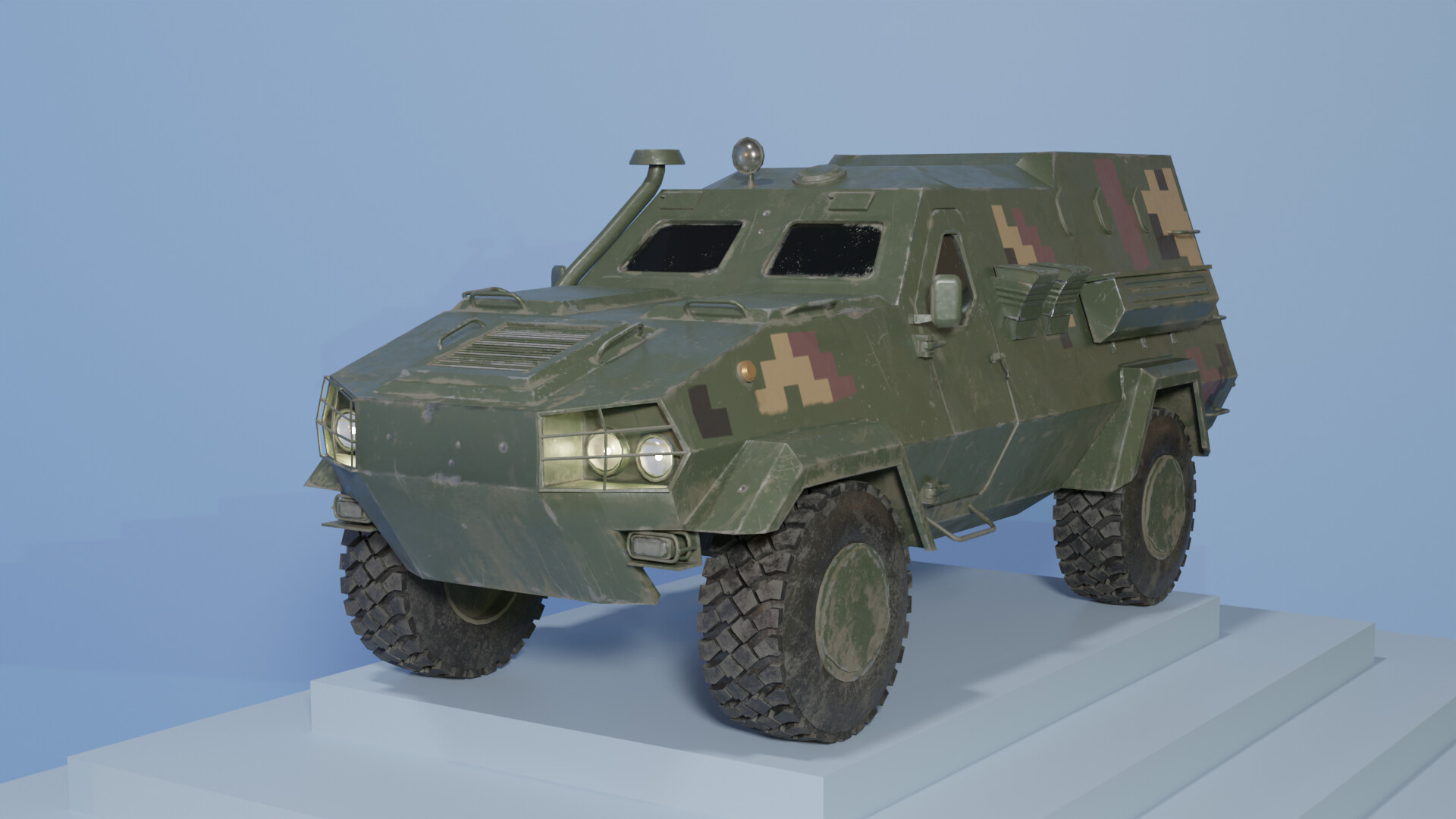 ArtStation - Dozor-B Game Ready model