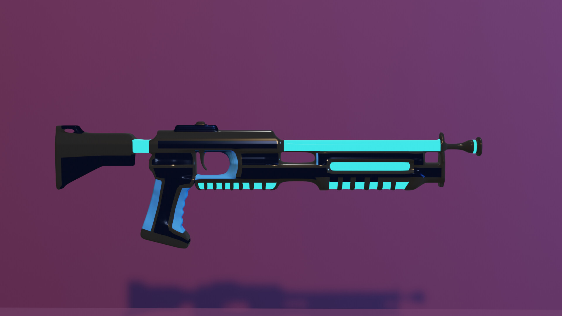 ArtStation - neon shatter rifle