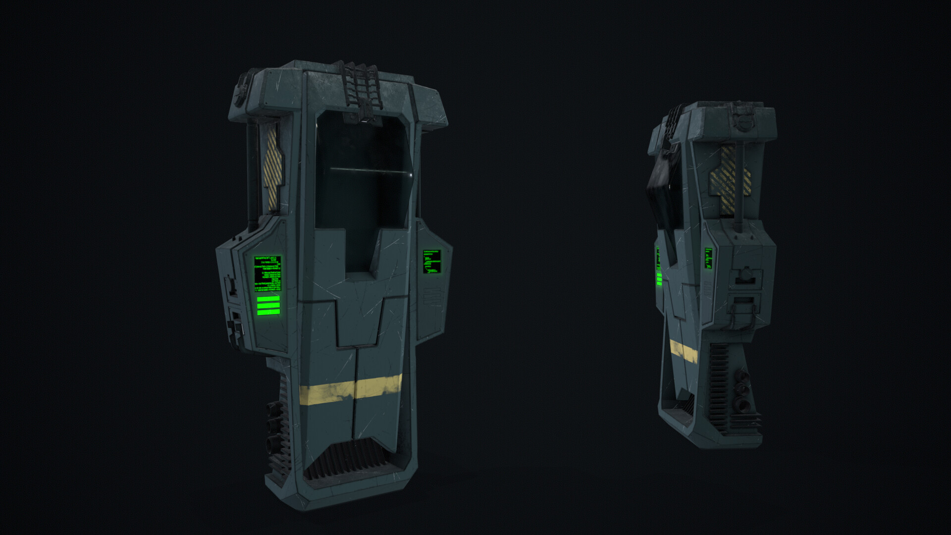 ArtStation - Sci-Fi Cryogenic Chamber