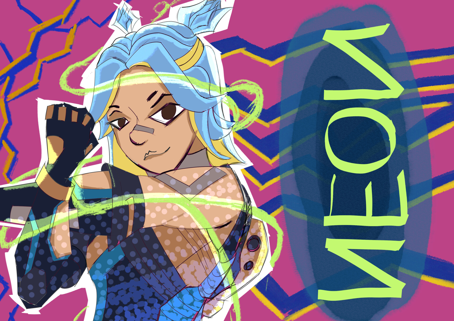 ArtStation - Neon x persona 5