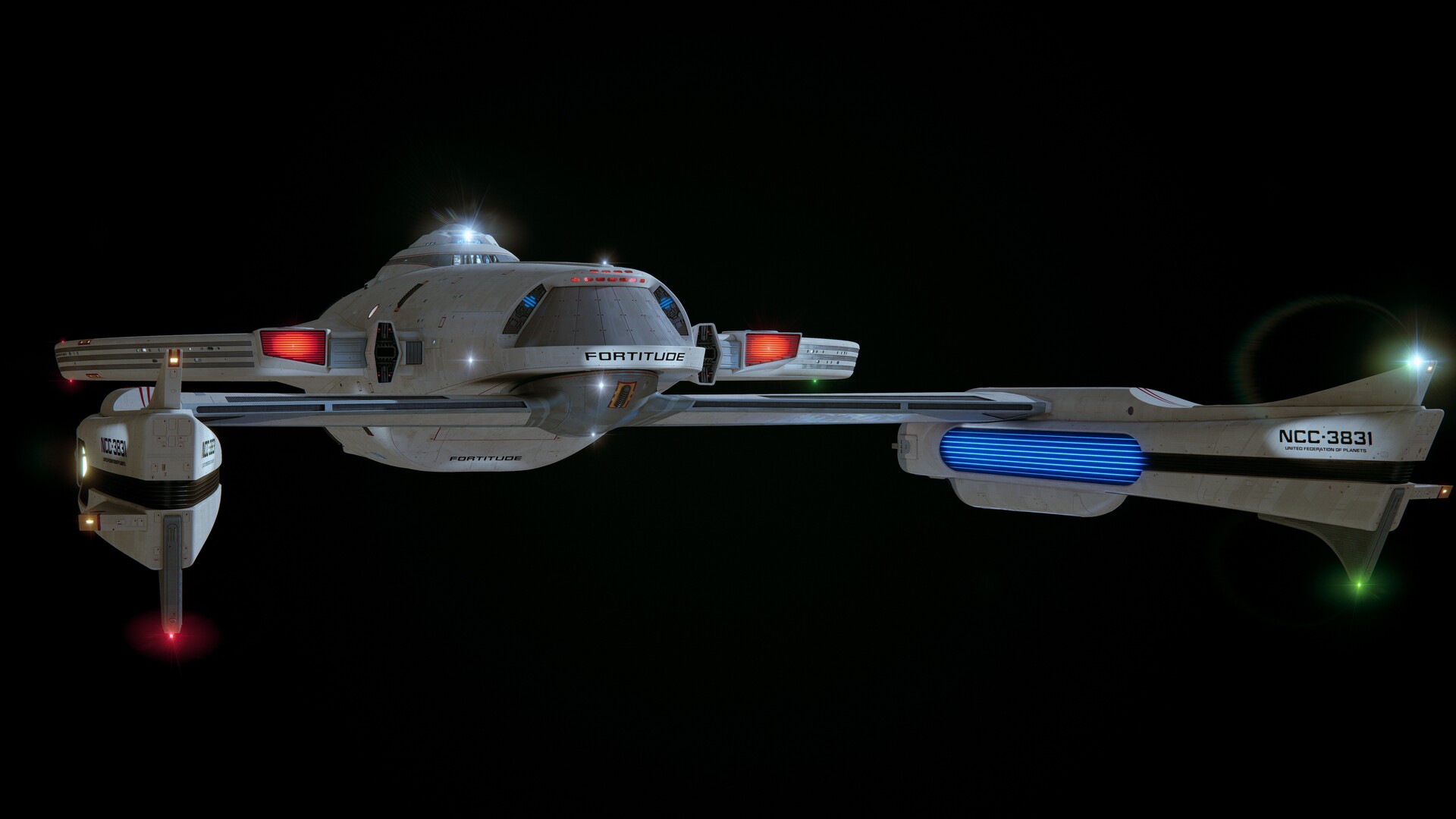 Howard Day - USS Fortitude cruising...