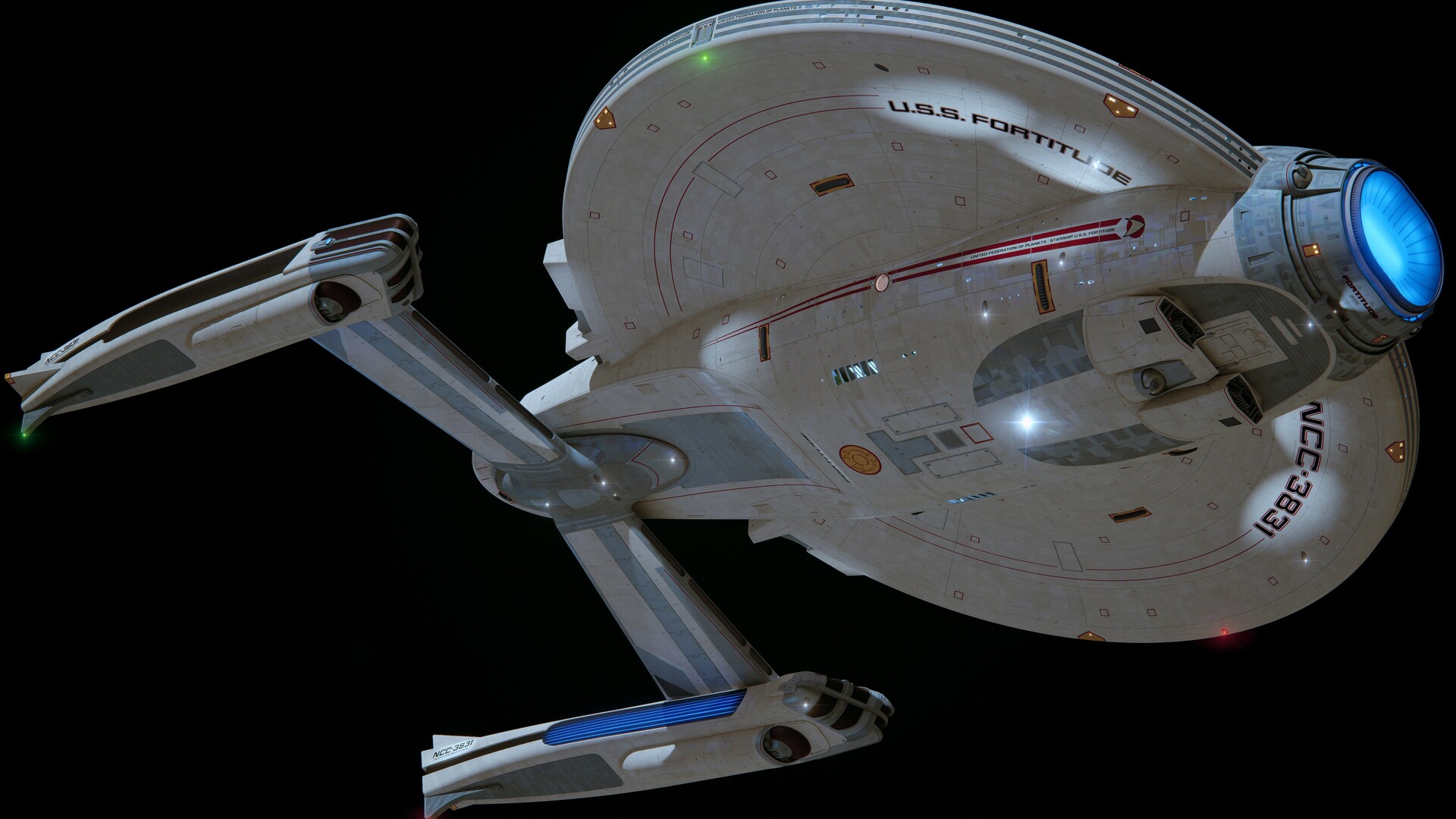 Howard Day - USS Fortitude cruising...