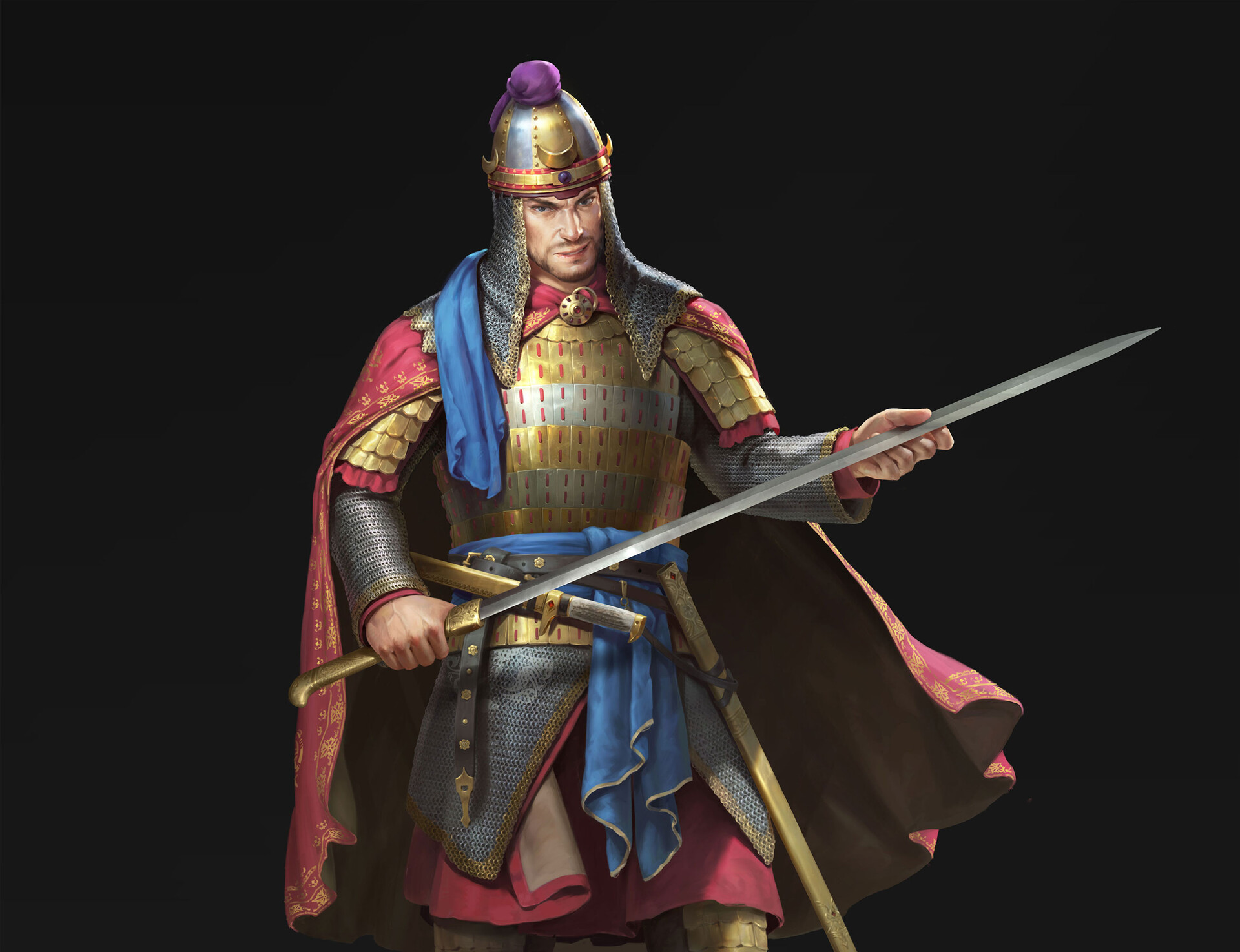 萨珊将军 by Wu Tao : r/ImaginaryArmor