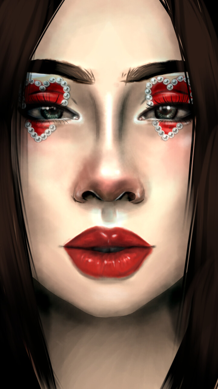 ArtStation - Close Up Woman Portrait