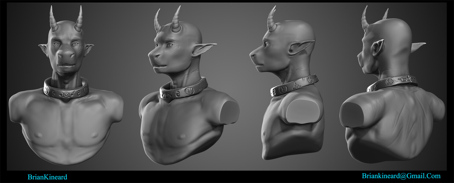 ArtStation - Smol Guy Bust