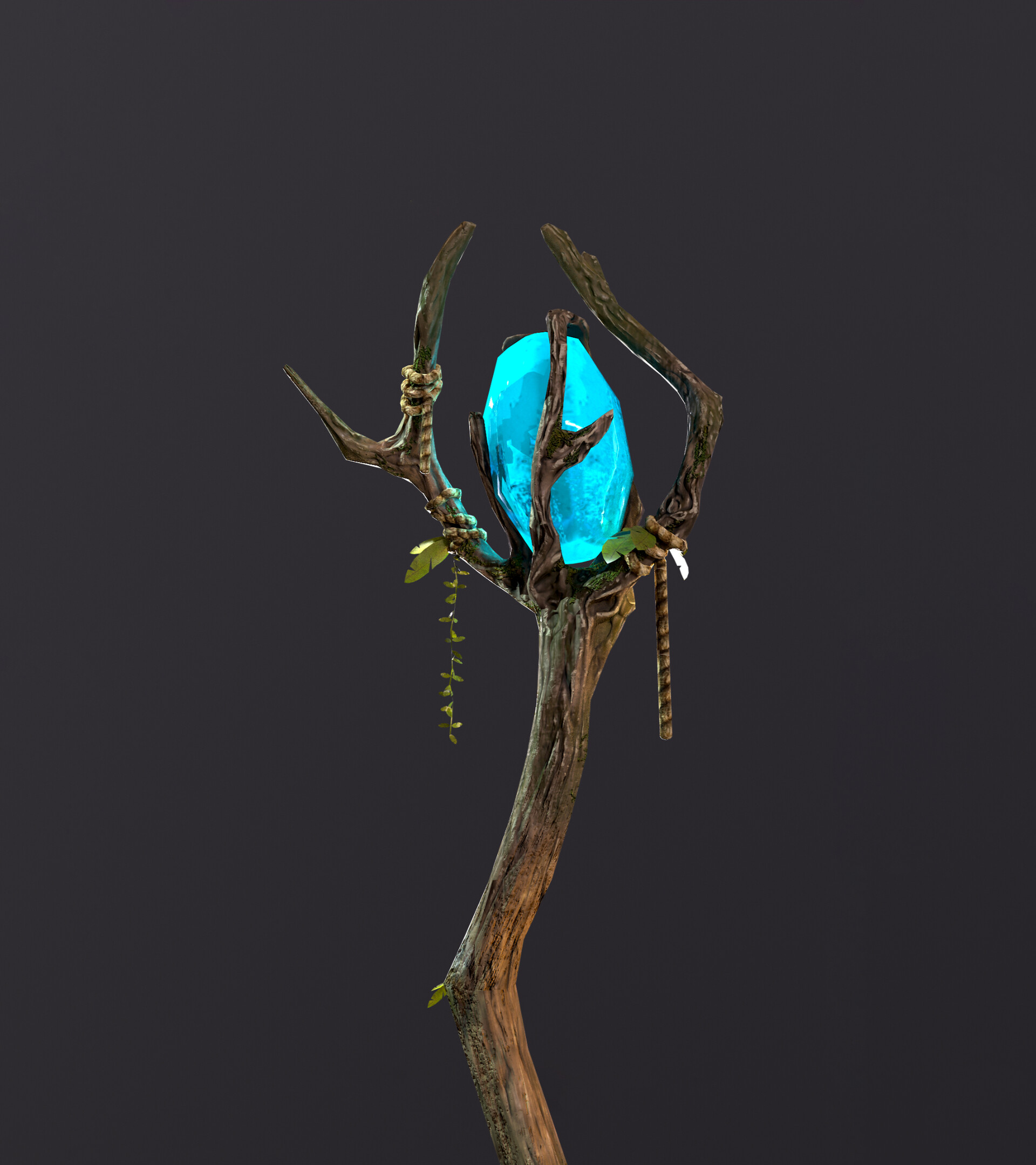 ArtStation - 3D magic staff