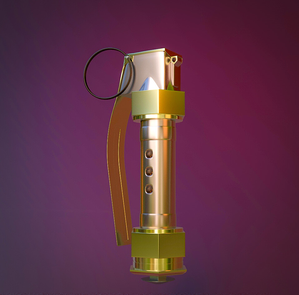 ArtStation - Steampunk Flash Grenade