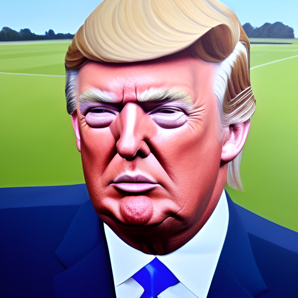 ArtStation - Donald Trump (Hyperrealism, 3D paint)