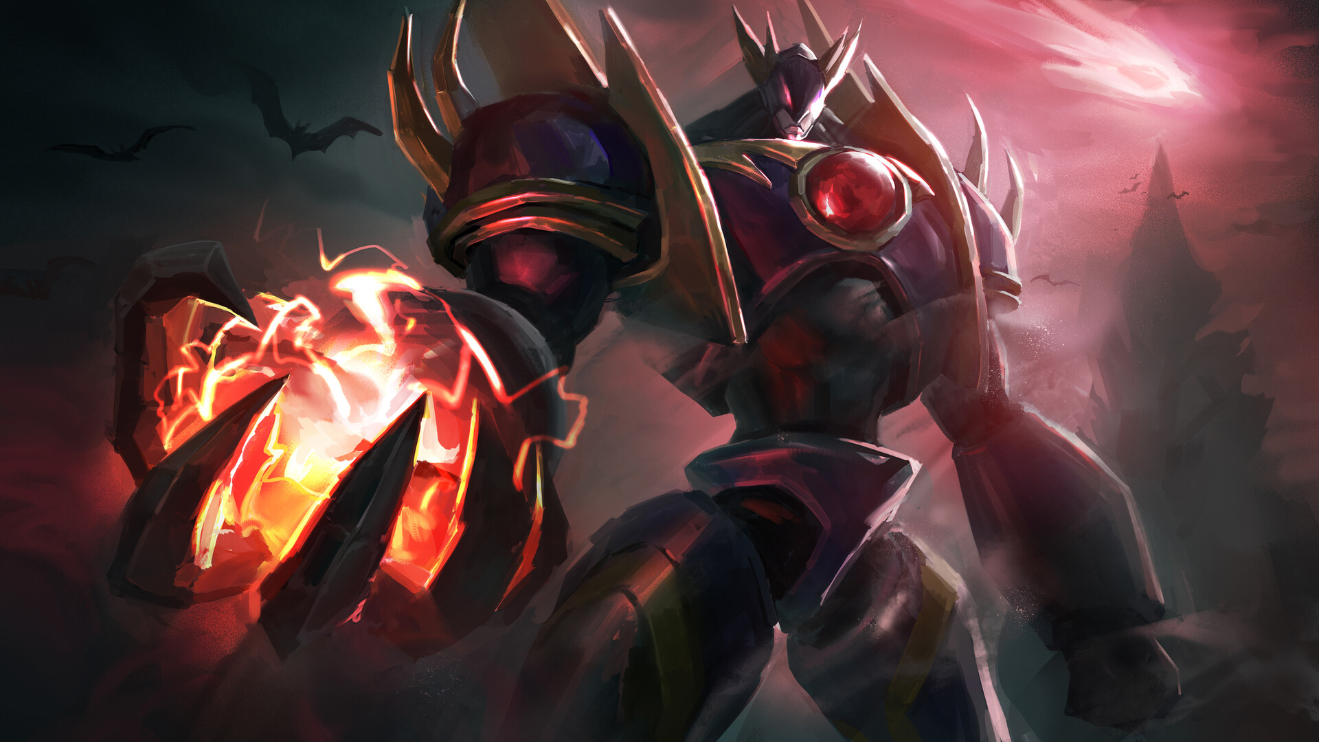 ArtStation - Evil HERO Lightning Golem