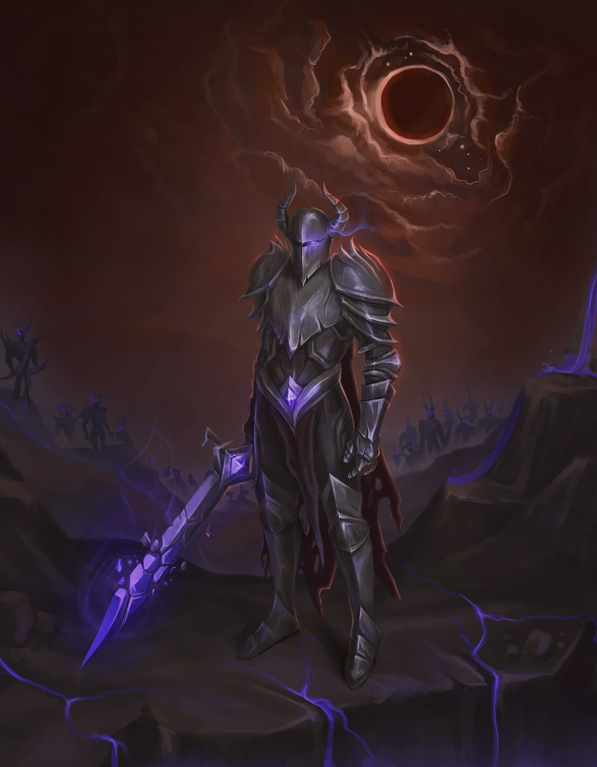 Medieval Art Demons Battle