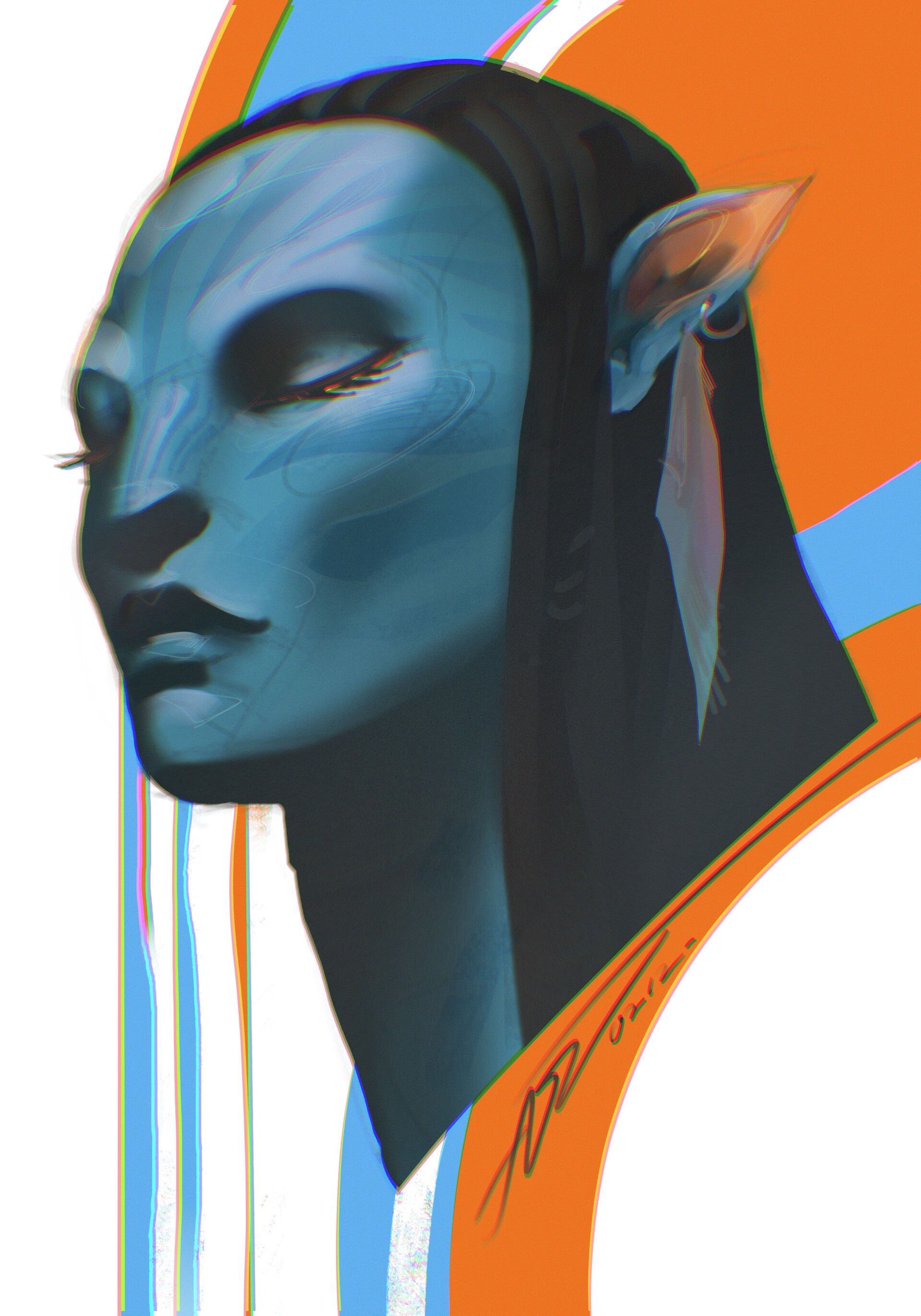 ArtStation - avatar sketch