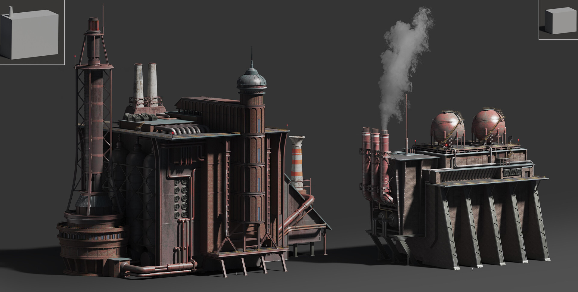 VIVIX Studios - Industrial Buildings / Artificial Detective