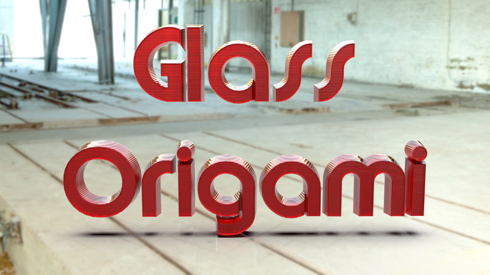 ArtStation - Glass Origami