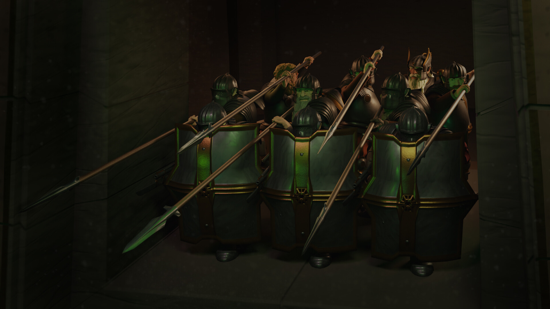 ArtStation - Dwarven defensive formation