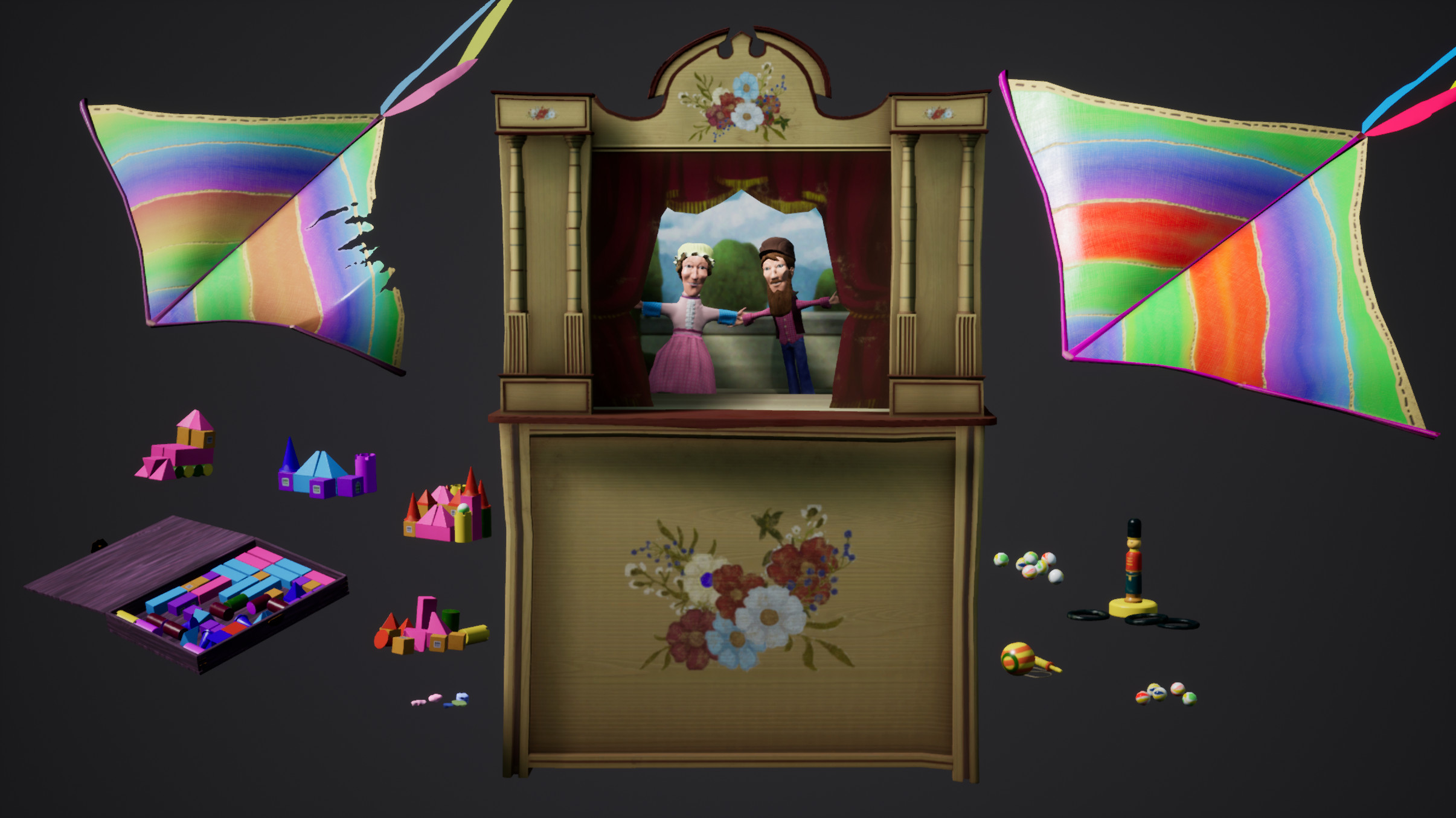 I-an Chen - Spiral - Stylized Props Compilation - Unreal Engine 4