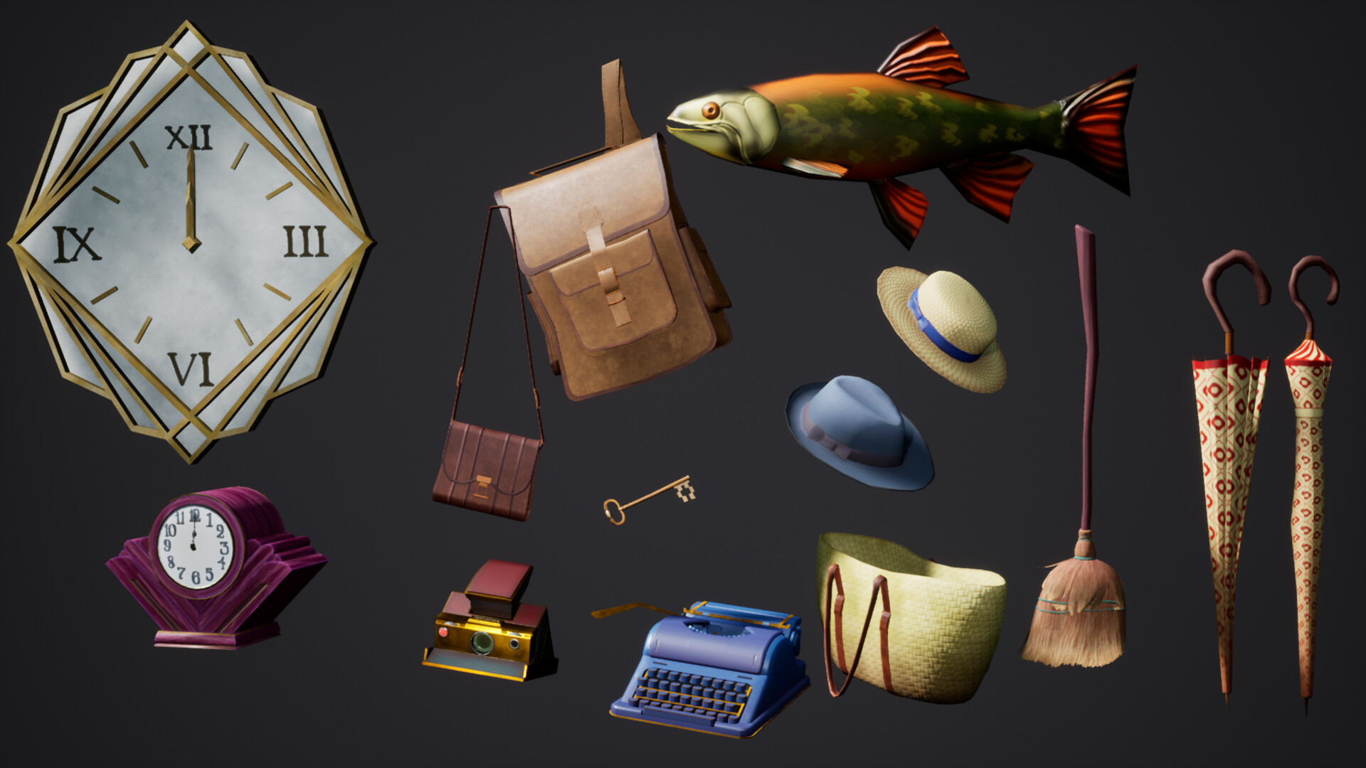 I-an Chen - Spiral - Stylized Props Compilation - Unreal Engine 4