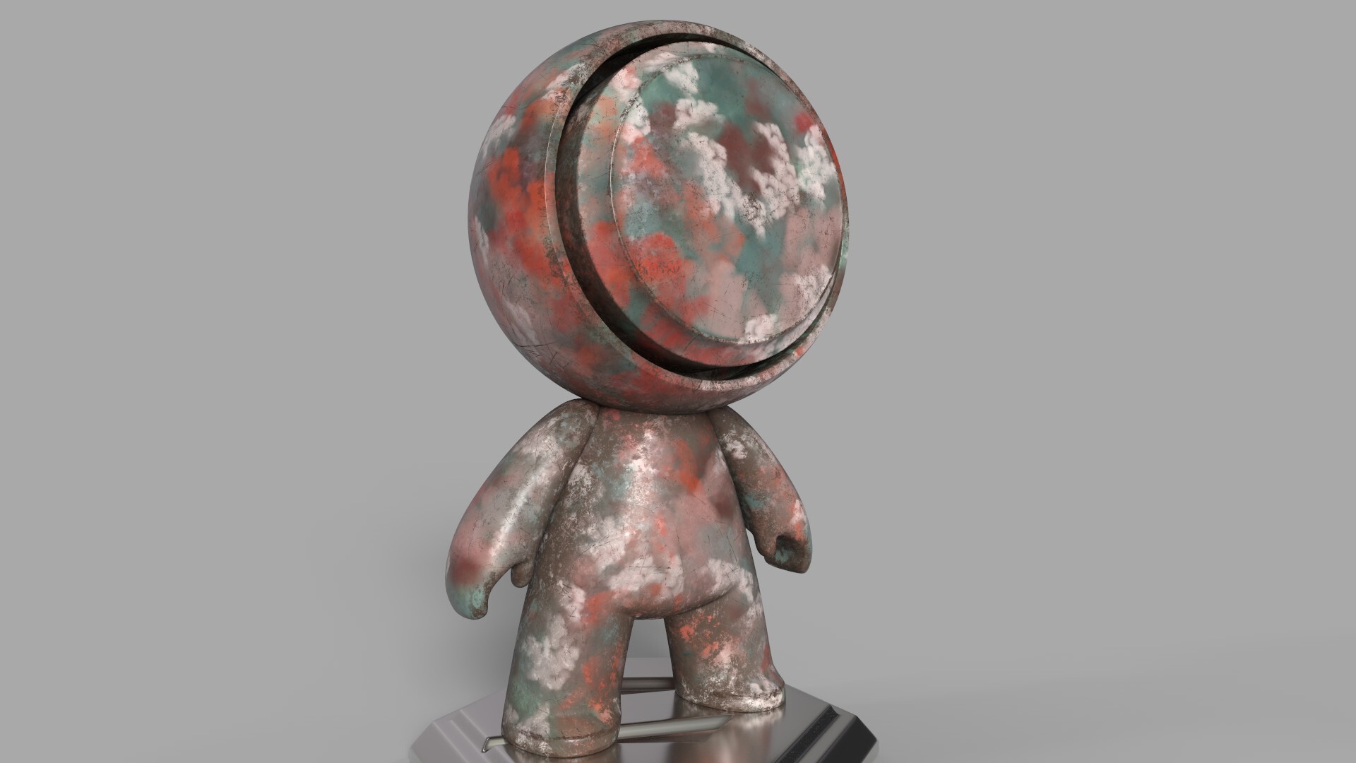 ArtStation - 15min Timed creation #8 - Painting on metal