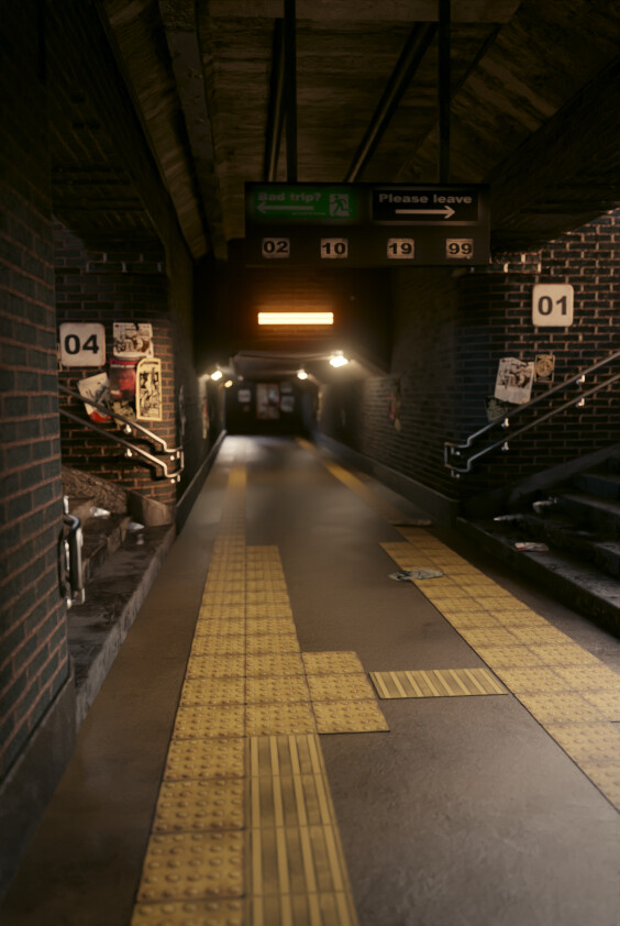ArtStation - Subway Environment