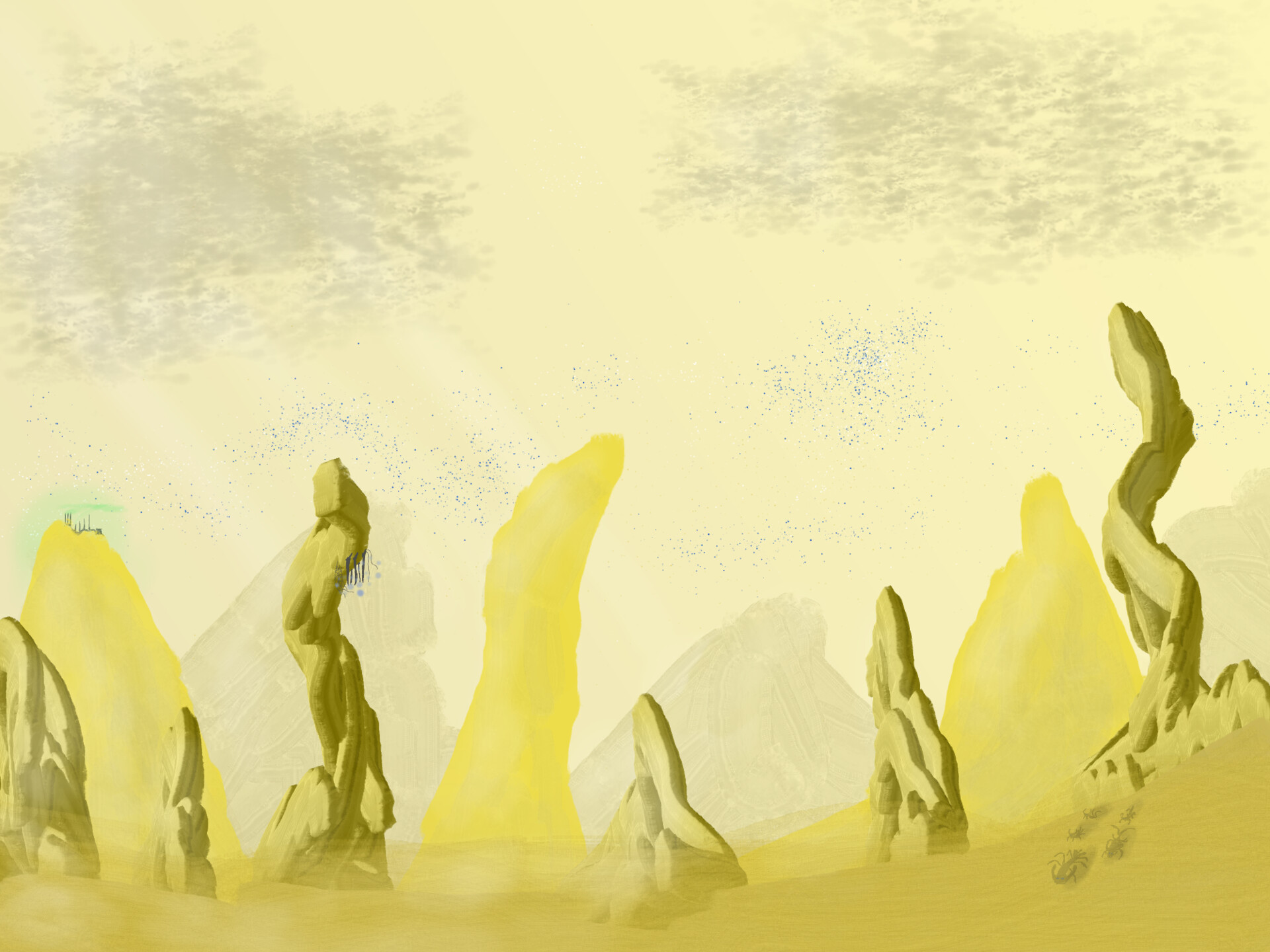 ArtStation - The Alien World - The Desolate Abyss