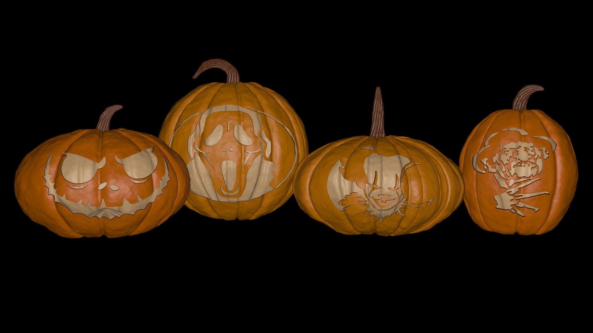 ArtStation - Houdini Prodecural Pumpkins