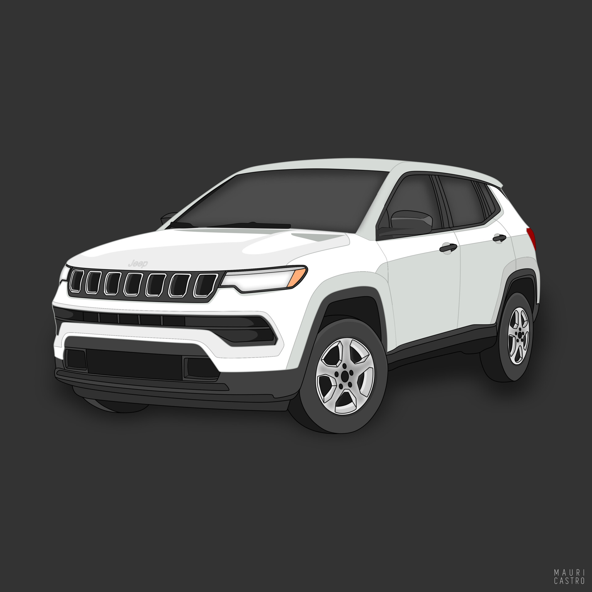 ArtStation - Jeep Compass - Comission