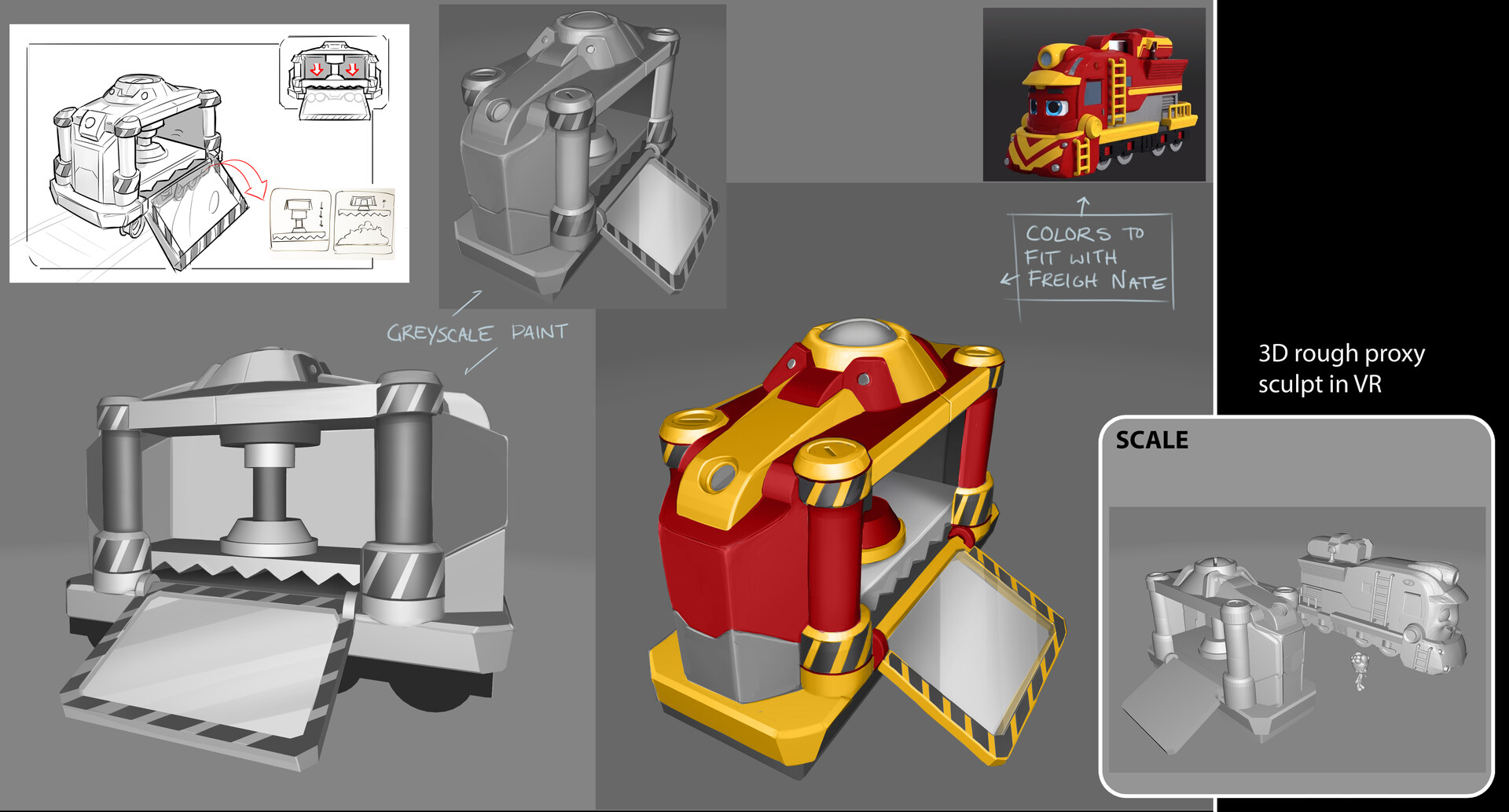 Luke Buxton - "Mighty Express" Production Design