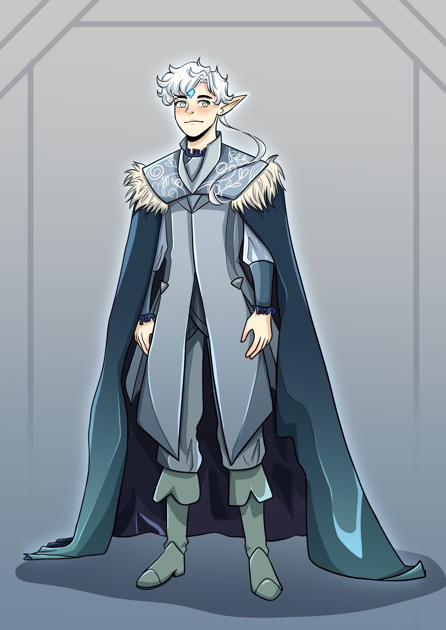Anime Ice Elemental