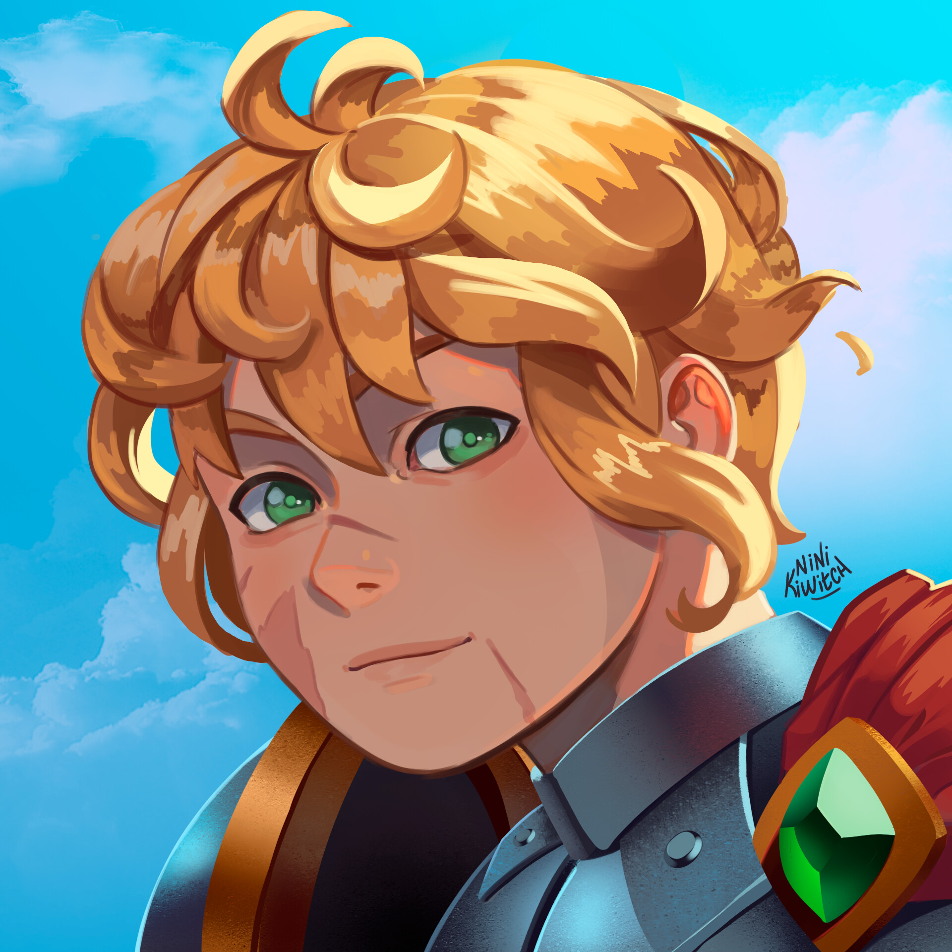 ArtStation - Sunlight 1/2 - Original Character Portrait