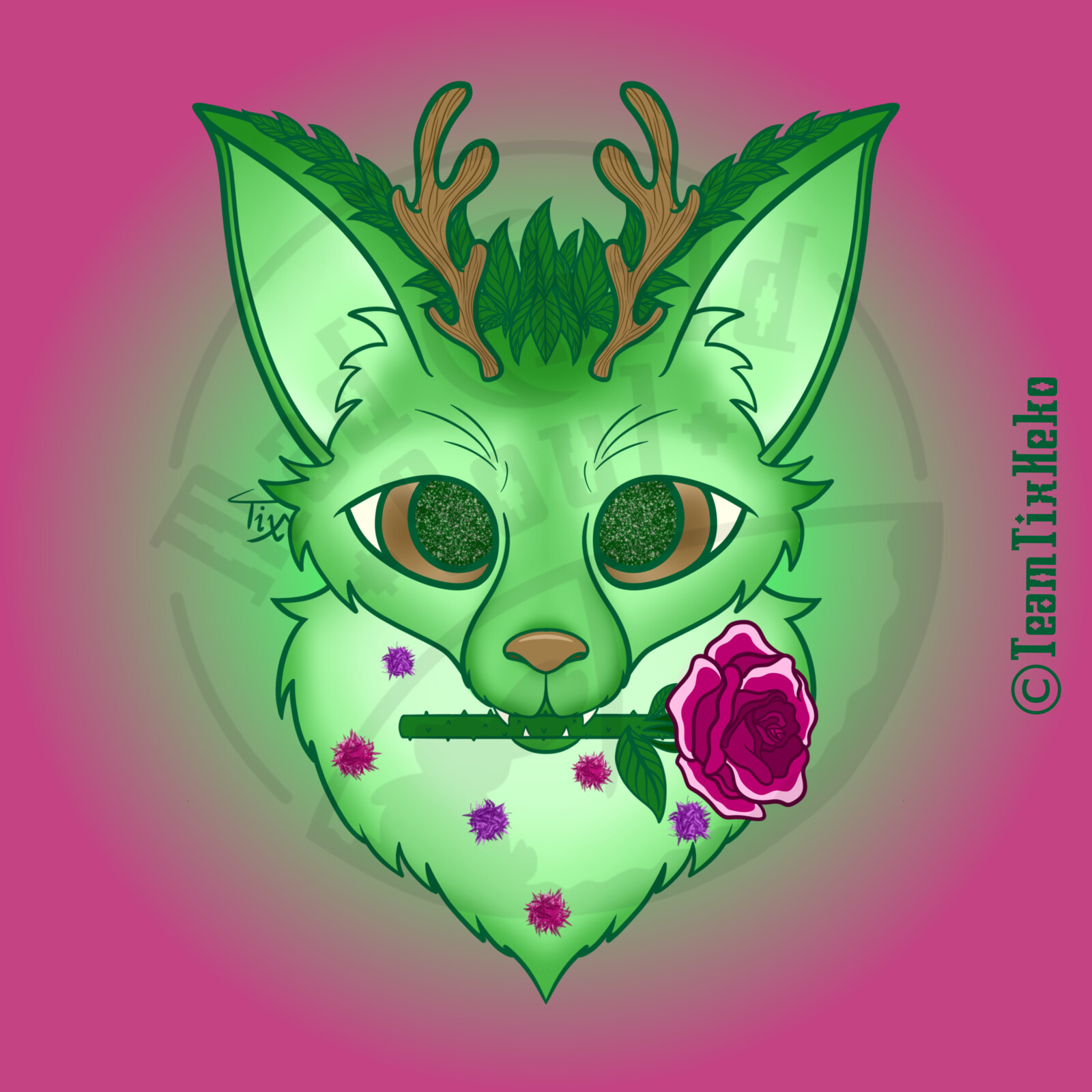 TeamTixHeko - "Earth Fox" (2023) by Tix 🌱