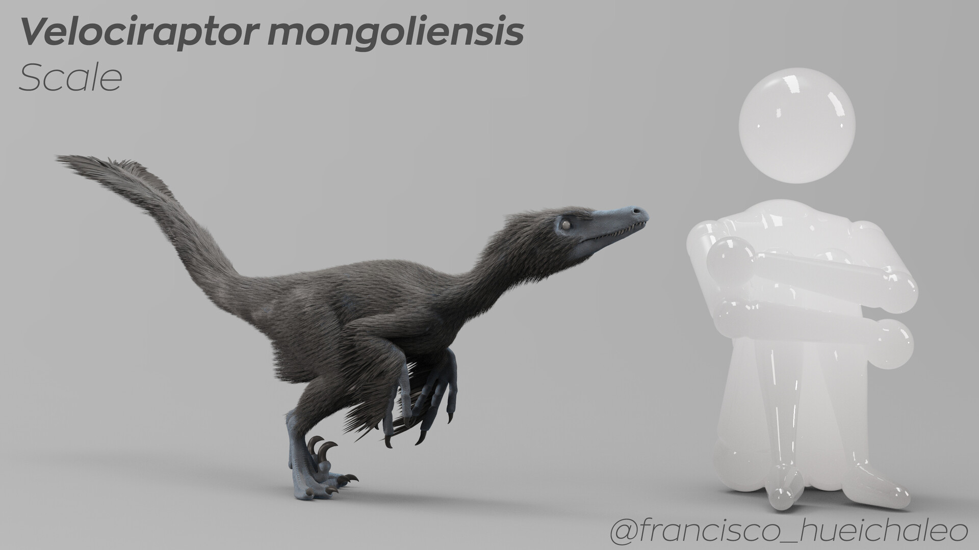 ArtStation - Velociraptor mongoliensis Scale