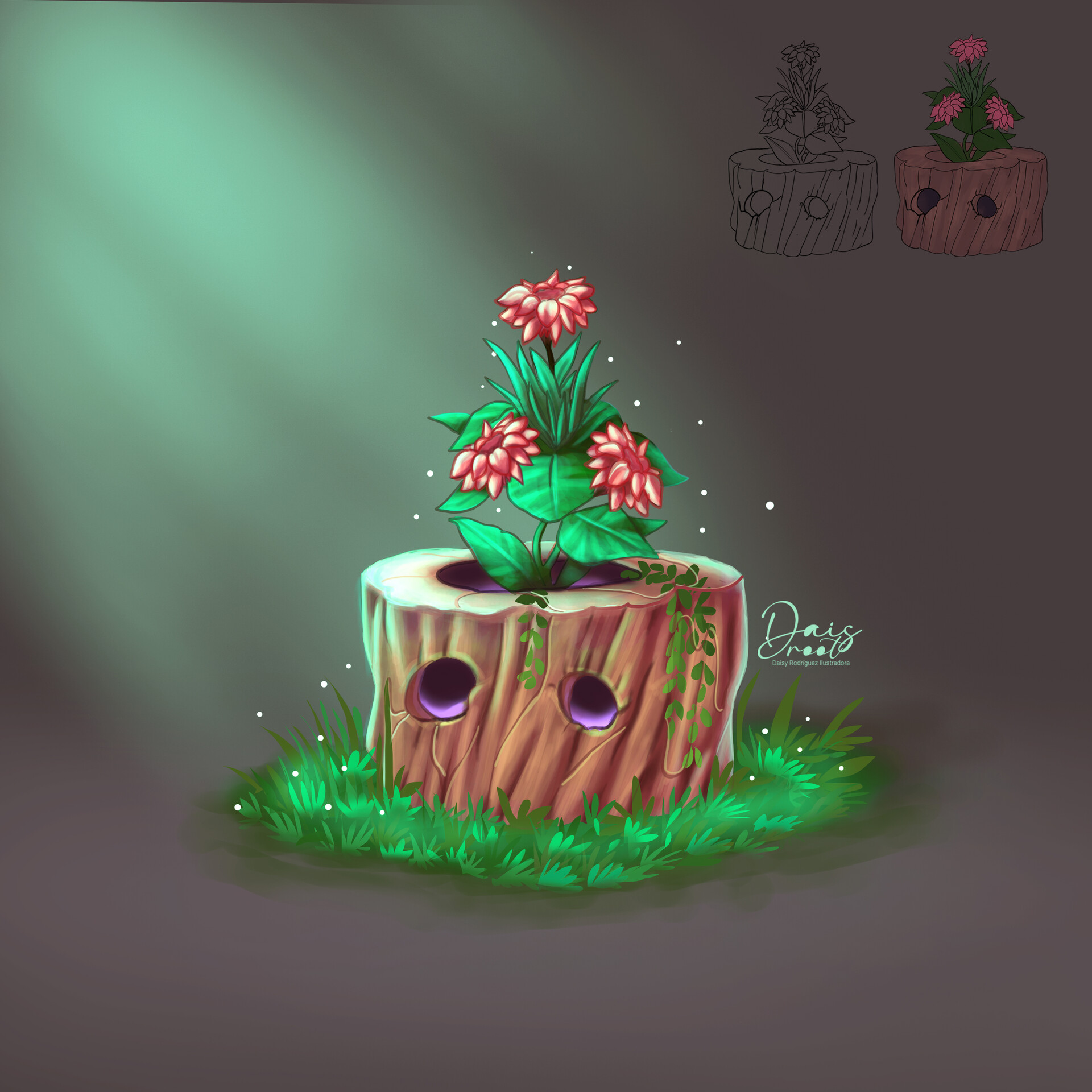ArtStation - Small Tree Trunk