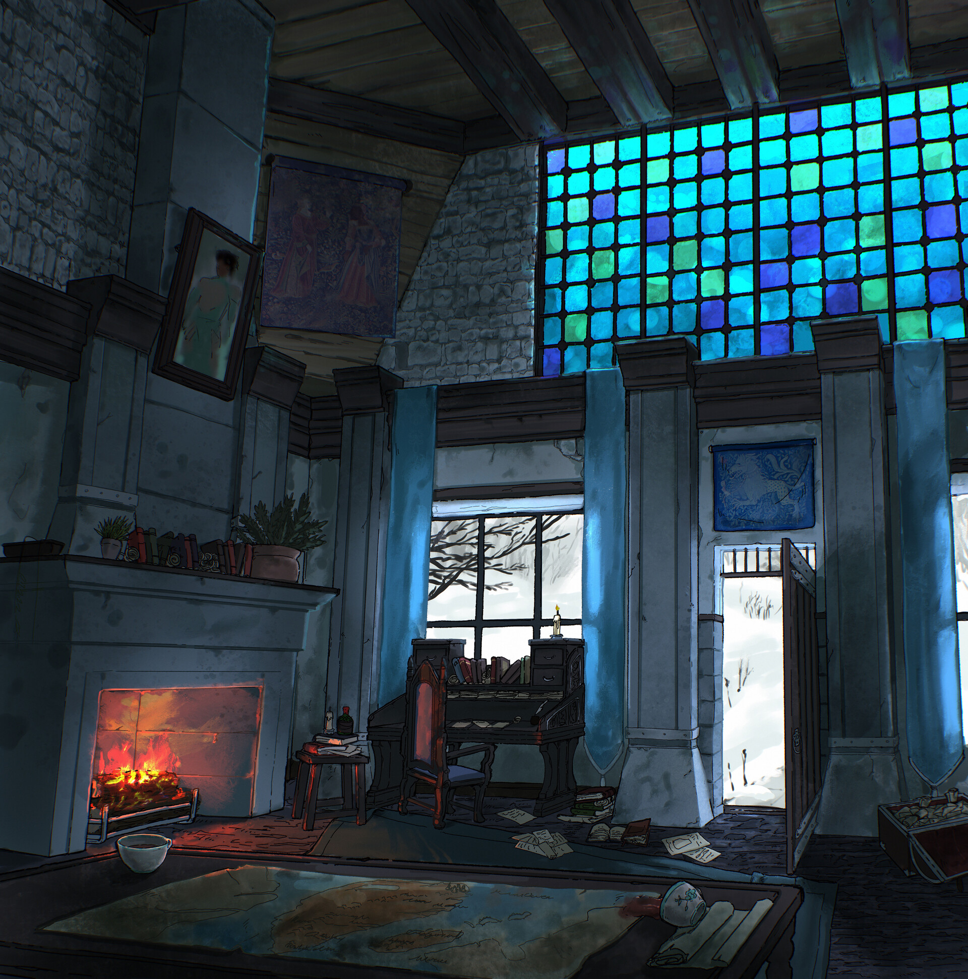 ArtStation - Emperor Of Neran's Study