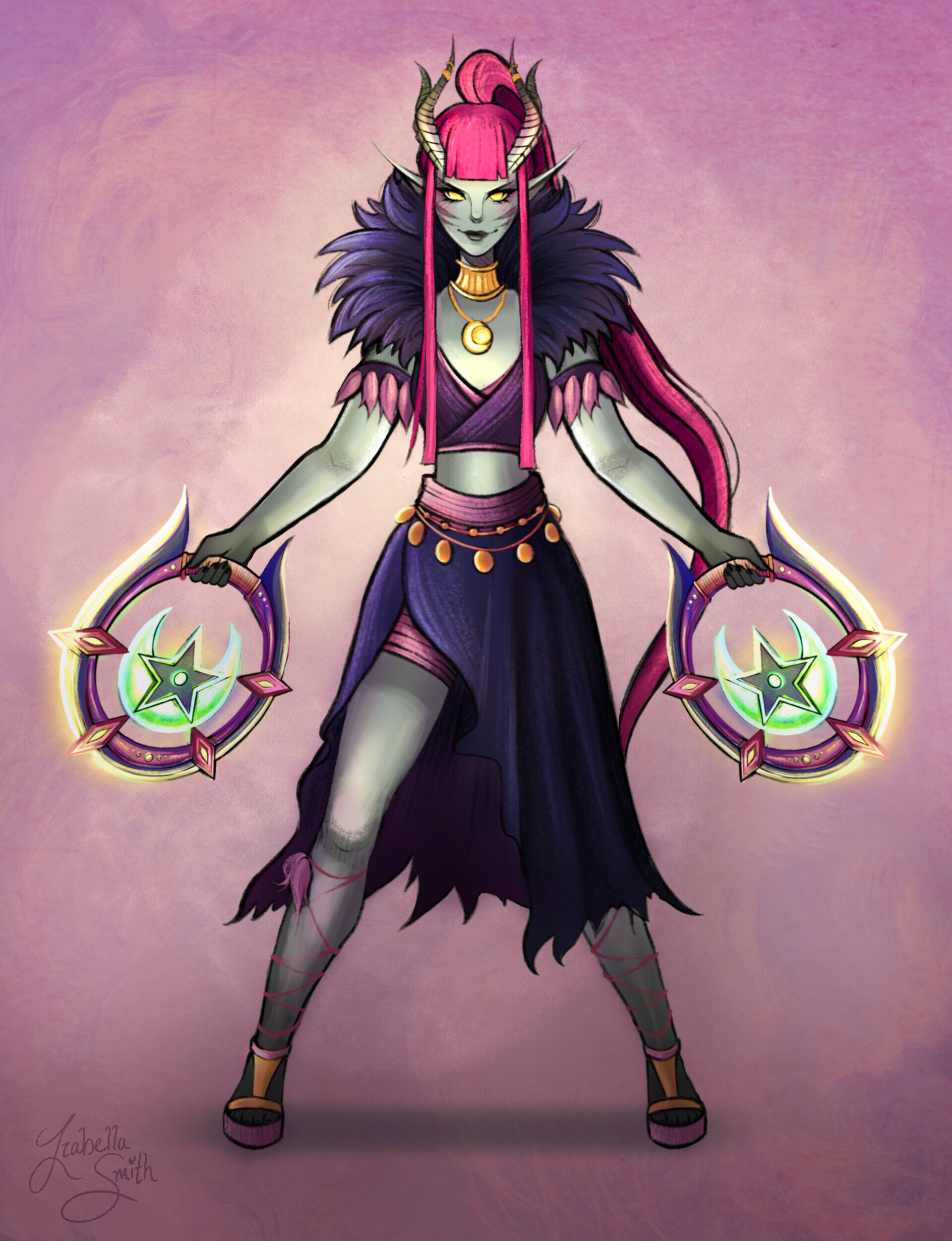 ArtStation - Rosaline, the Maní Princess - Character Design