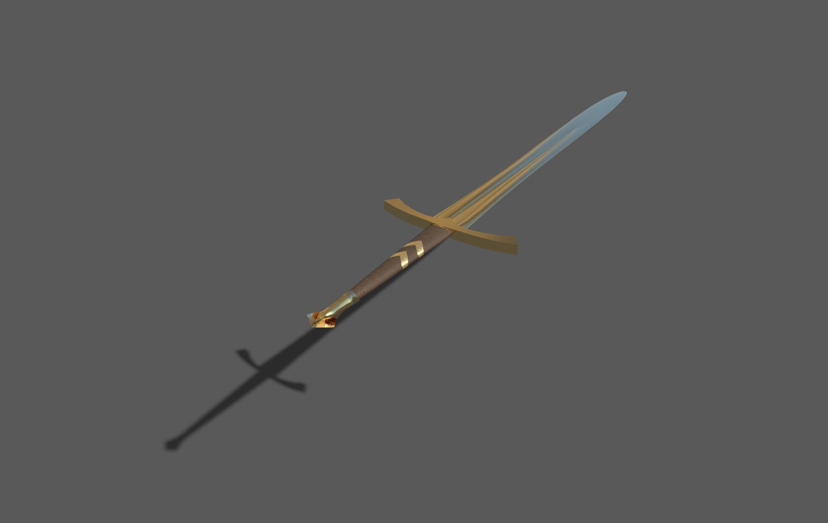 ArtStation - Medieval Golden Sword