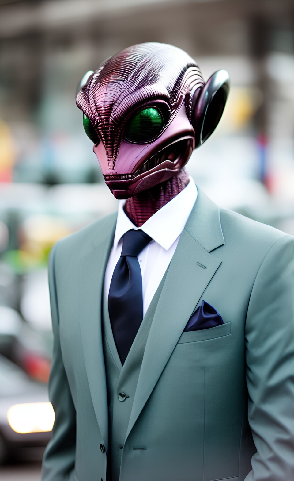 ArtStation - Alien In A Suit